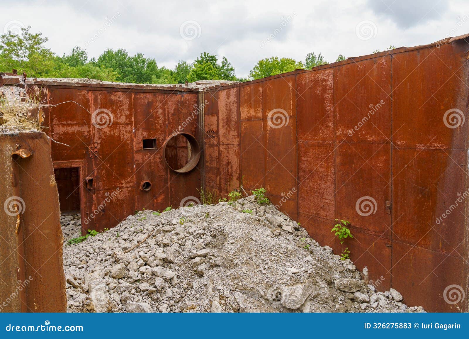 Abandoned Secret Nuclear Bunker. Cold War Command Post, Object 1180 ...