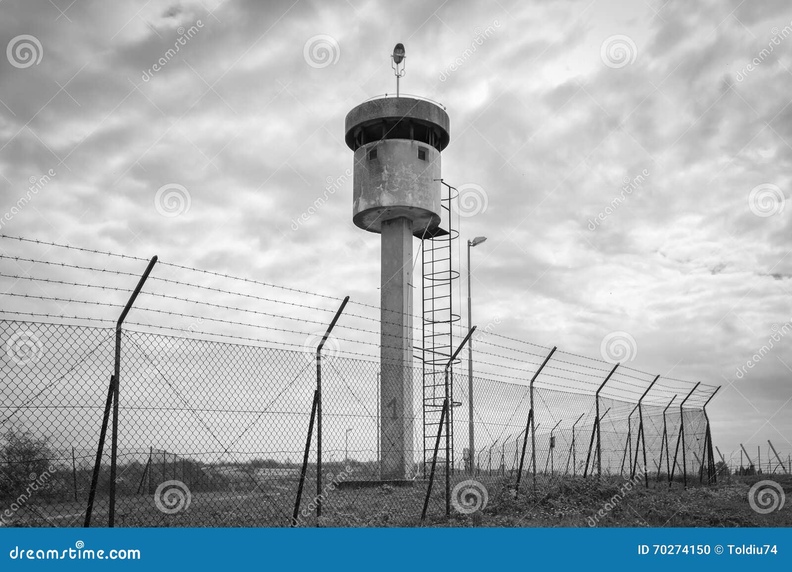 Abandoned Watchtower In The Israeli Part Of The Baptismal Site Of Jesus ...
