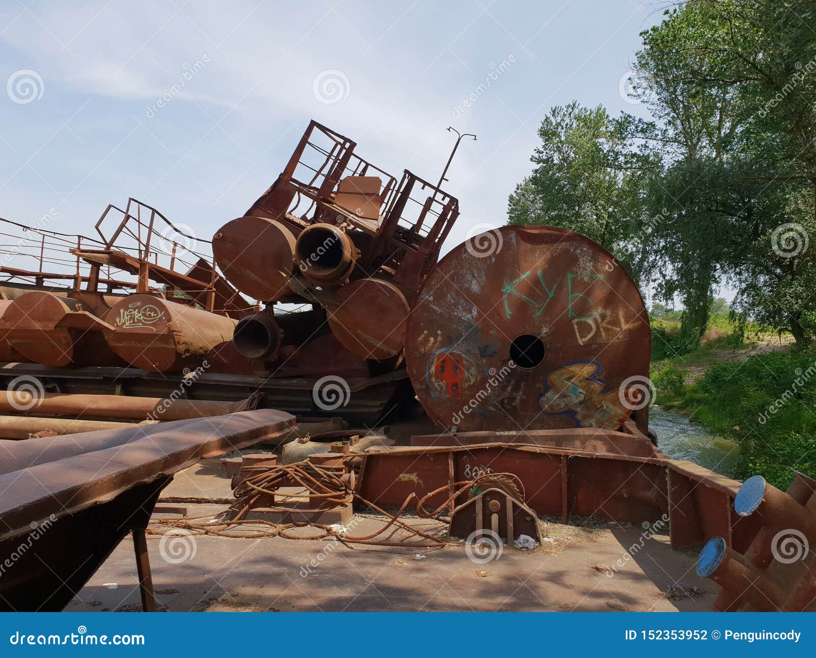 Abandoned ships in Russia stock photo. Image of rustu - 152353952