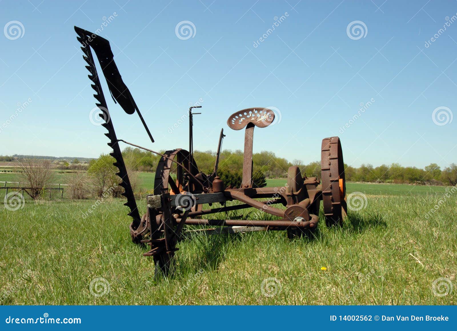 Old Hay Mower Sickle Bar Royalty-Free Stock Photography | CartoonDealer ...