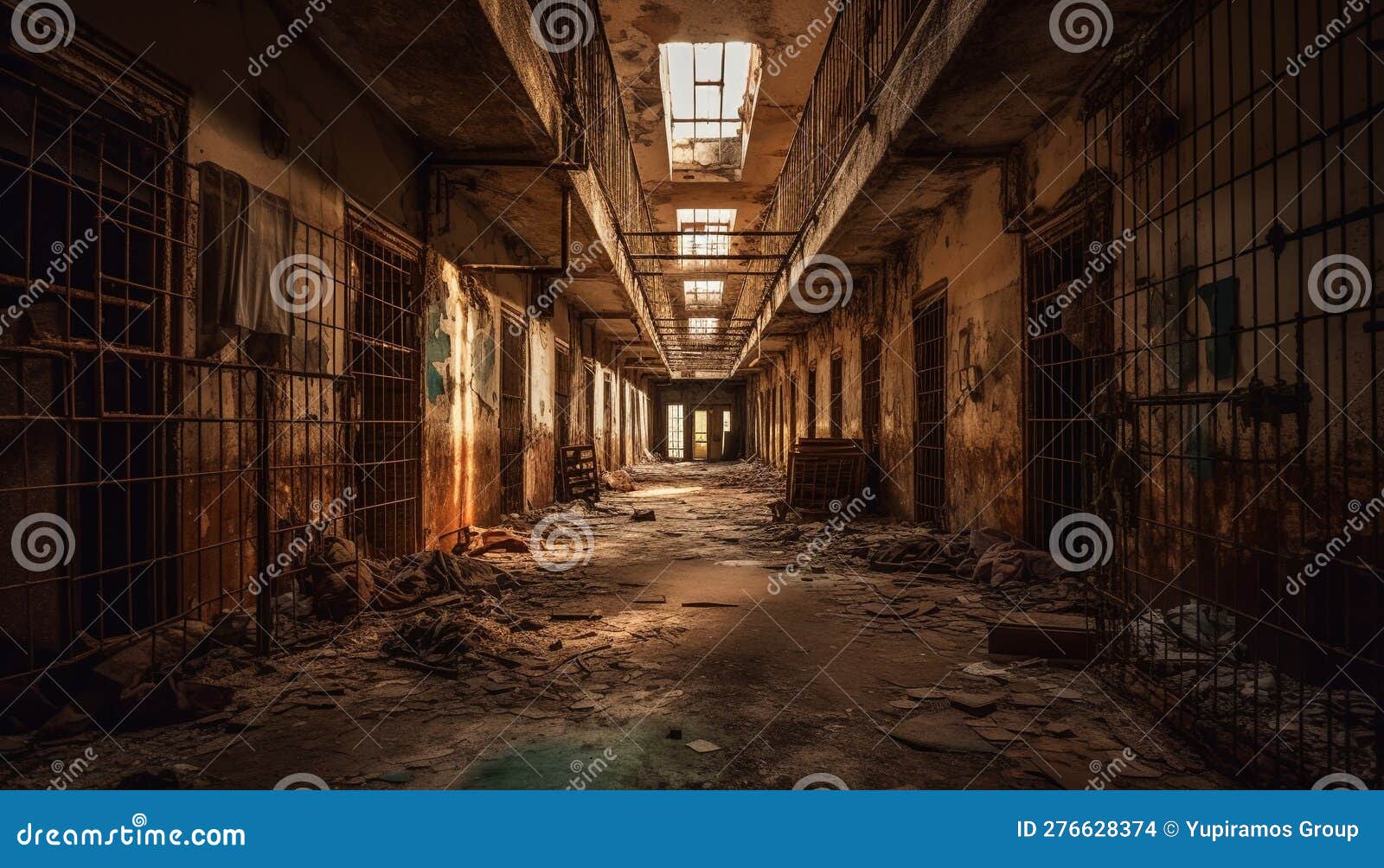 Abandoned Spooky Warehouse, Rusty Metal, Broken Windows, Horror ...