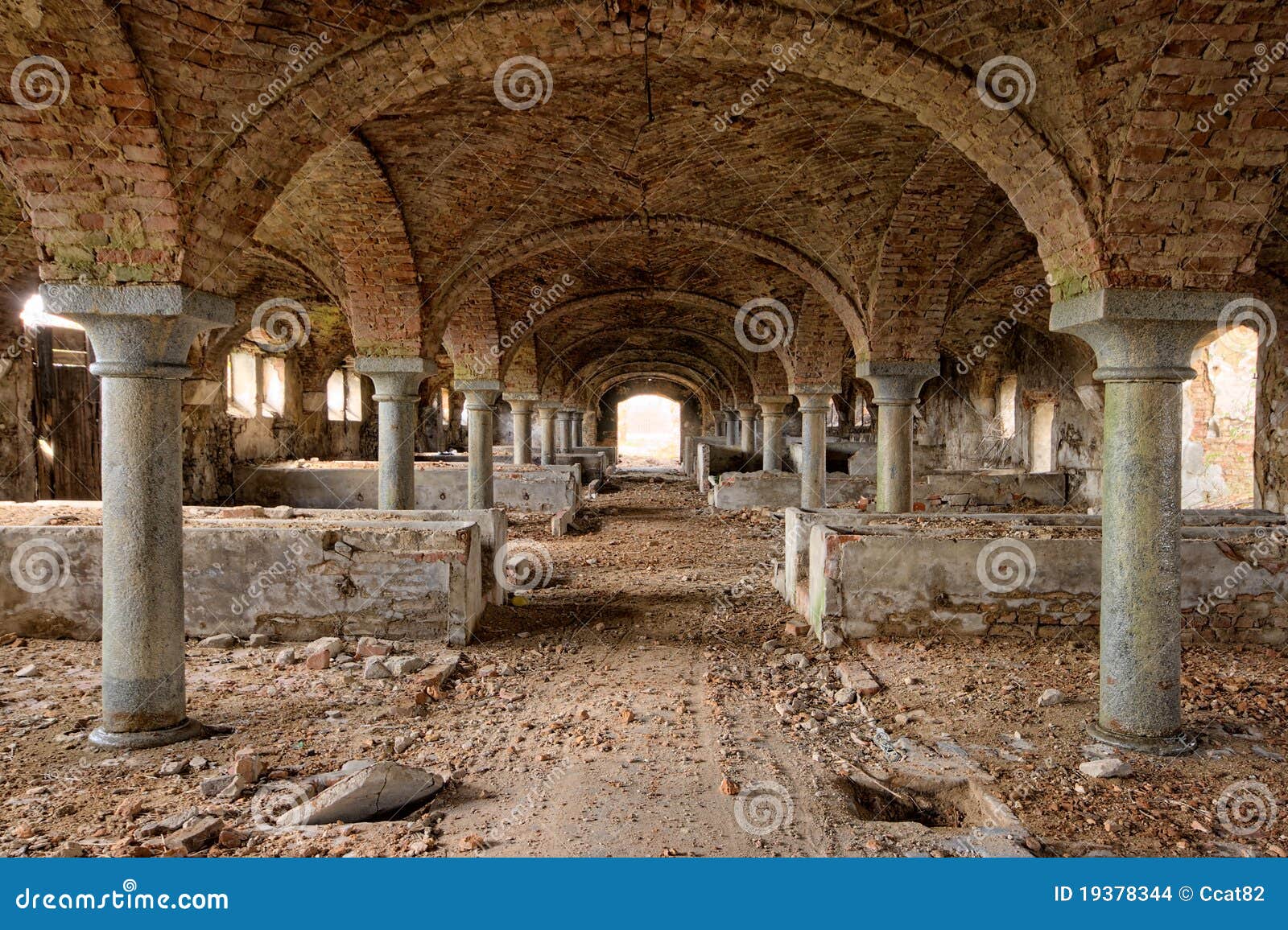 Abandoned Stable with Beautiful Roof Stock Photo - Image of abandoned ...