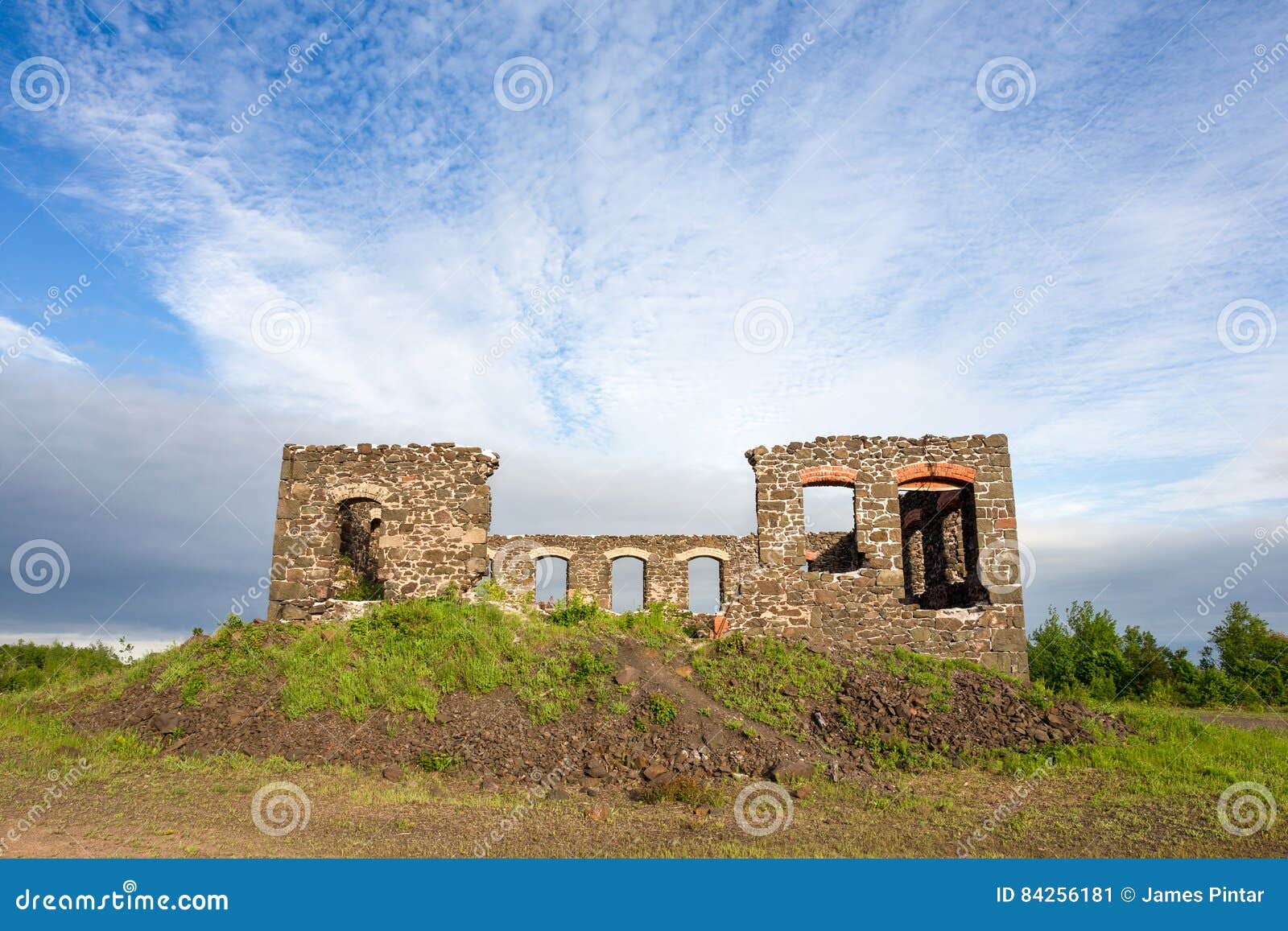 Abandoned Stone Building stock image. Image of antique - 84256181