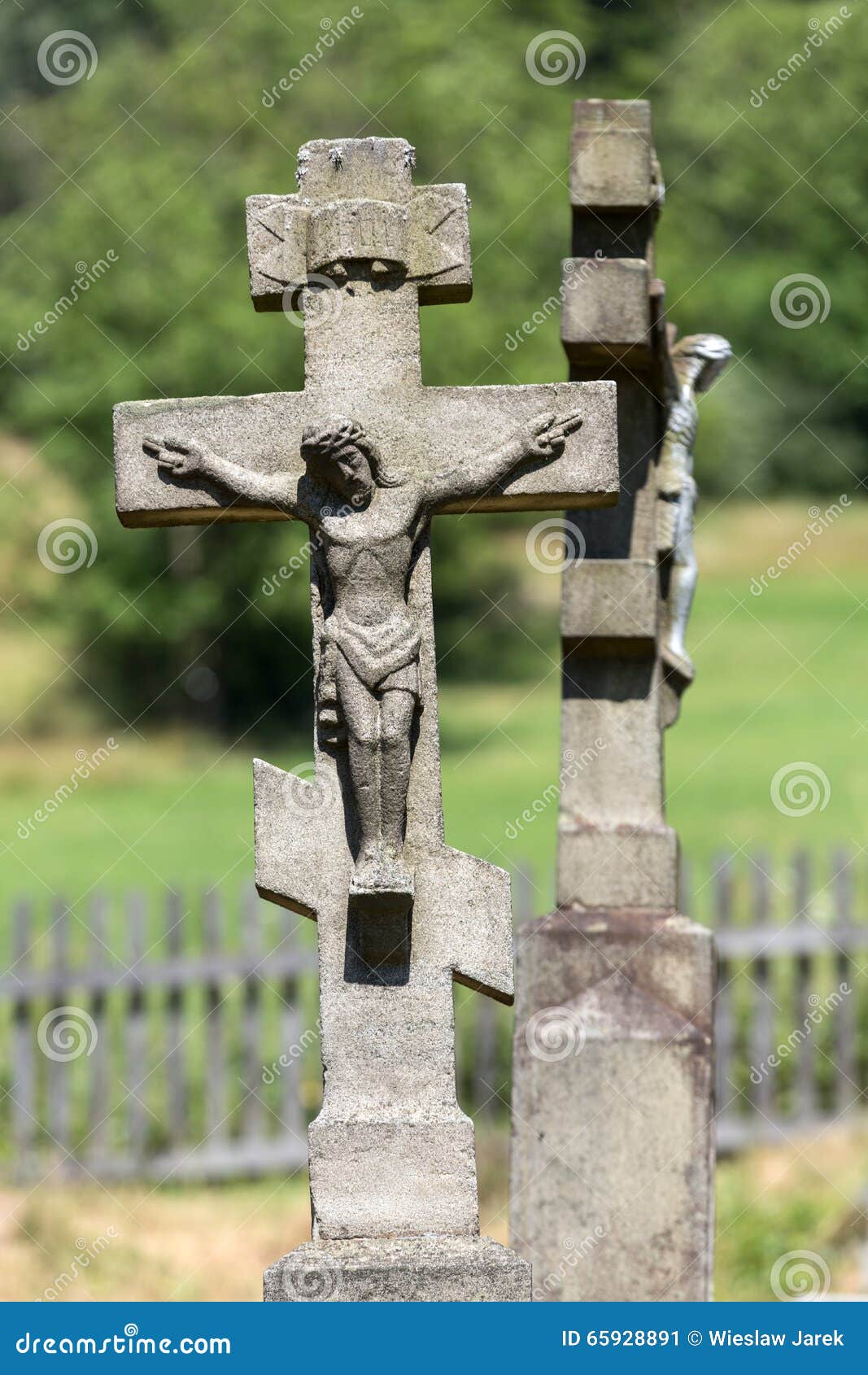 Abandoned Stony Orthodox Crosses Stock Image - Image of christ, lemkos ...