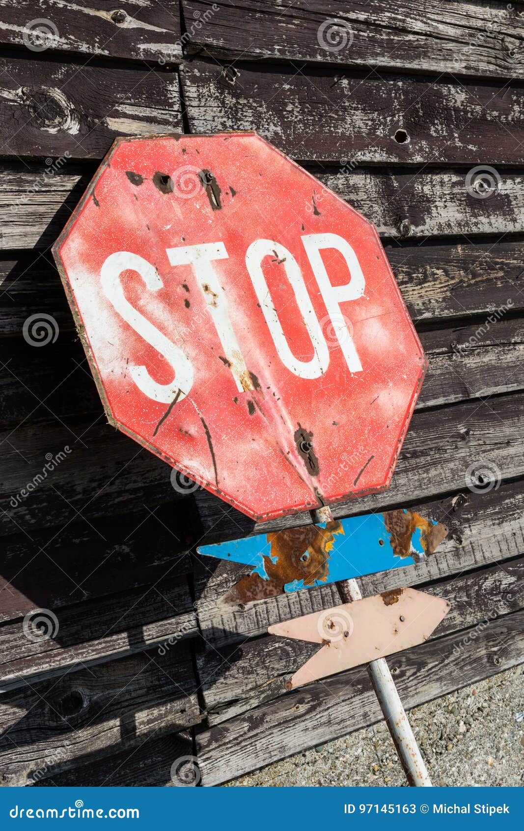 Abandoned Stop Sign Of Ghost City Of Pripyat Exclusion Zone Of ...