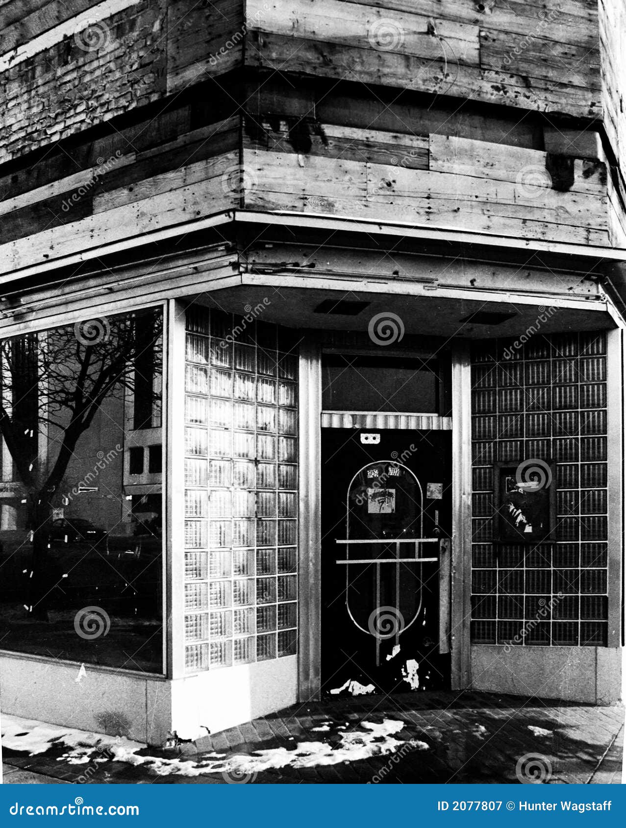 Abandoned store stock image. Image of alone, reflection - 2077807