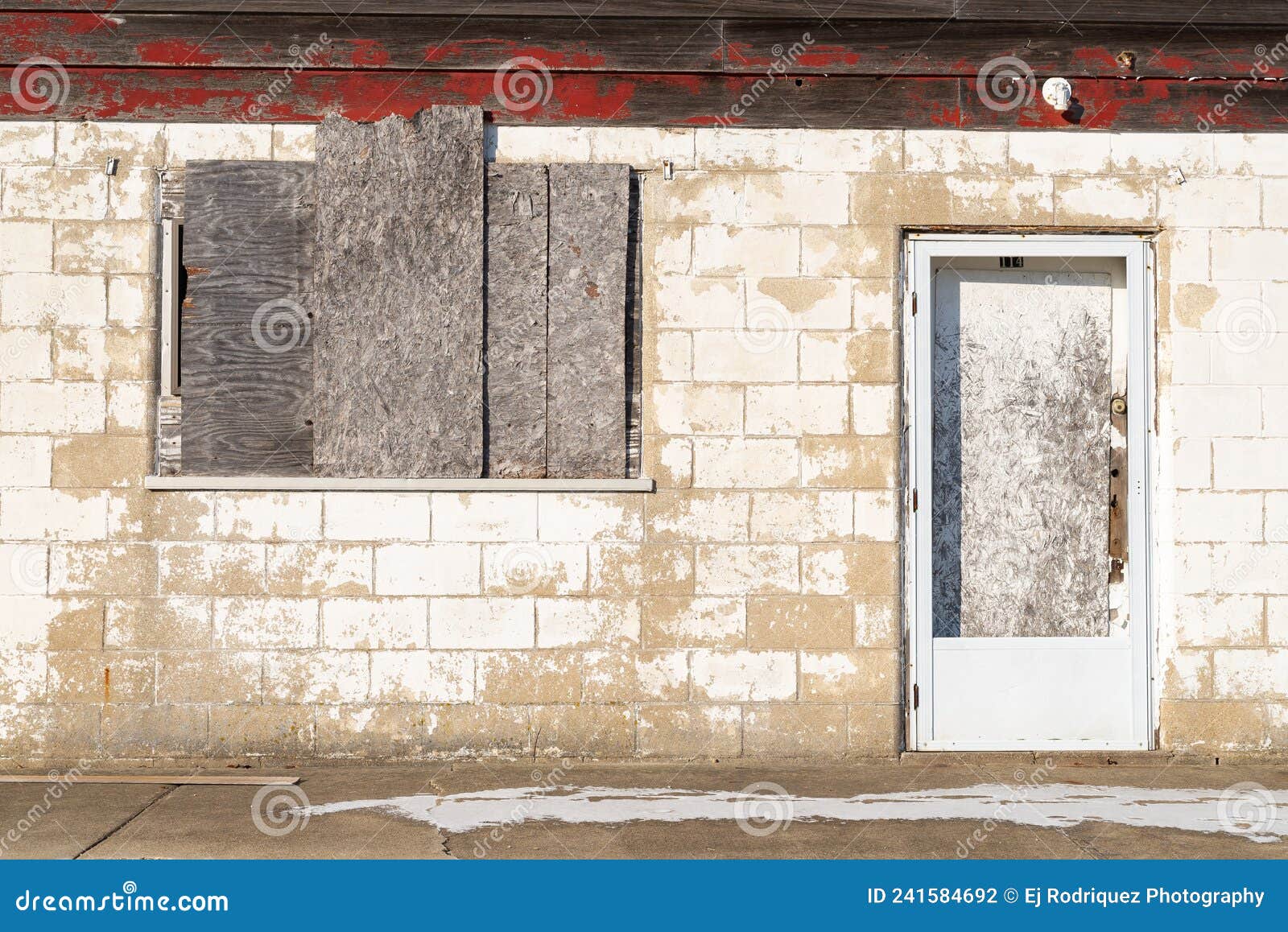 Old abandoned storefront stock photo. Image of exterior - 241584692