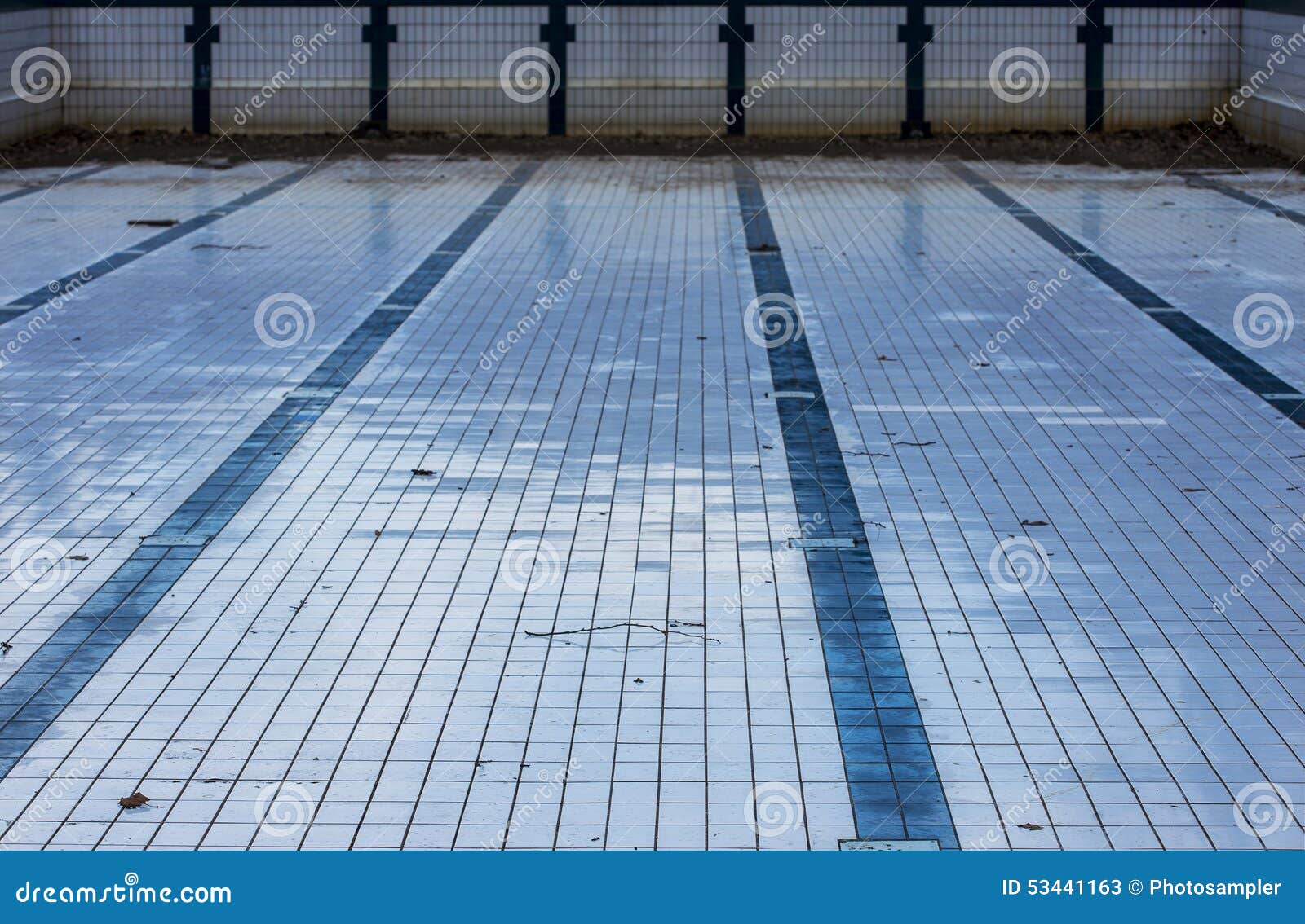 Abandoned swimming pool stock image. Image of empty, dangerous - 53441163