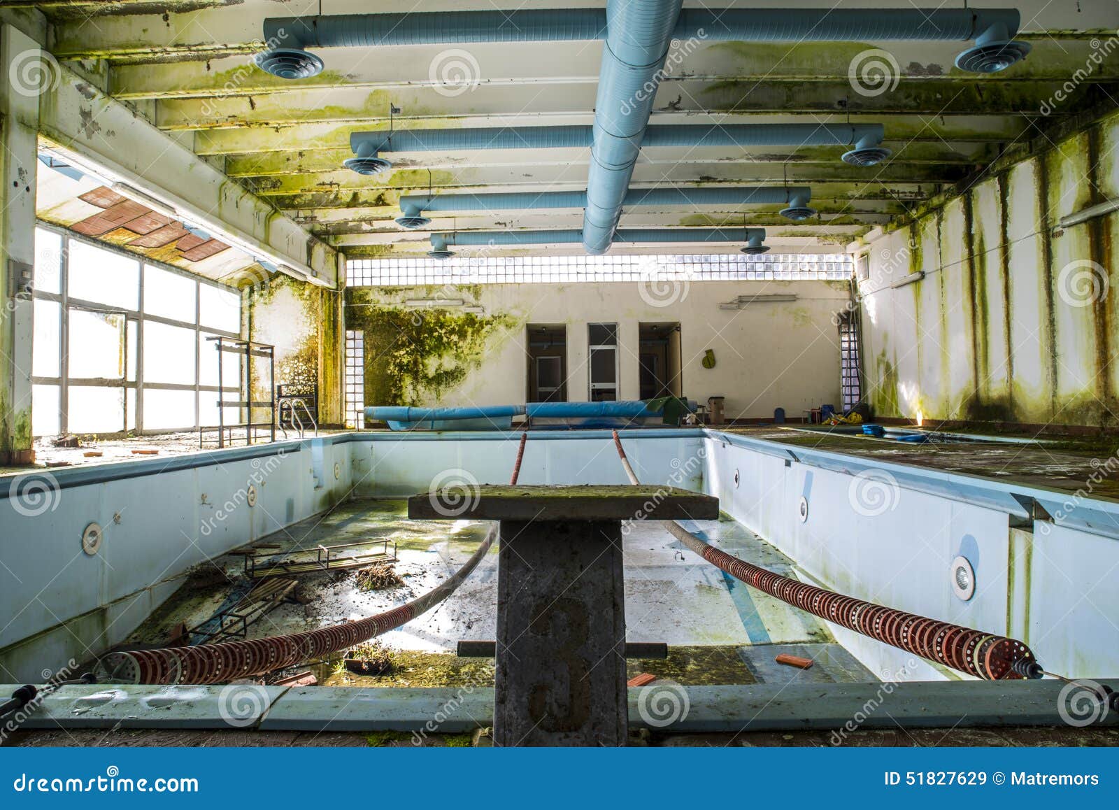 Abandoned Swimming Pool stock image. Image of abandoned - 51827629