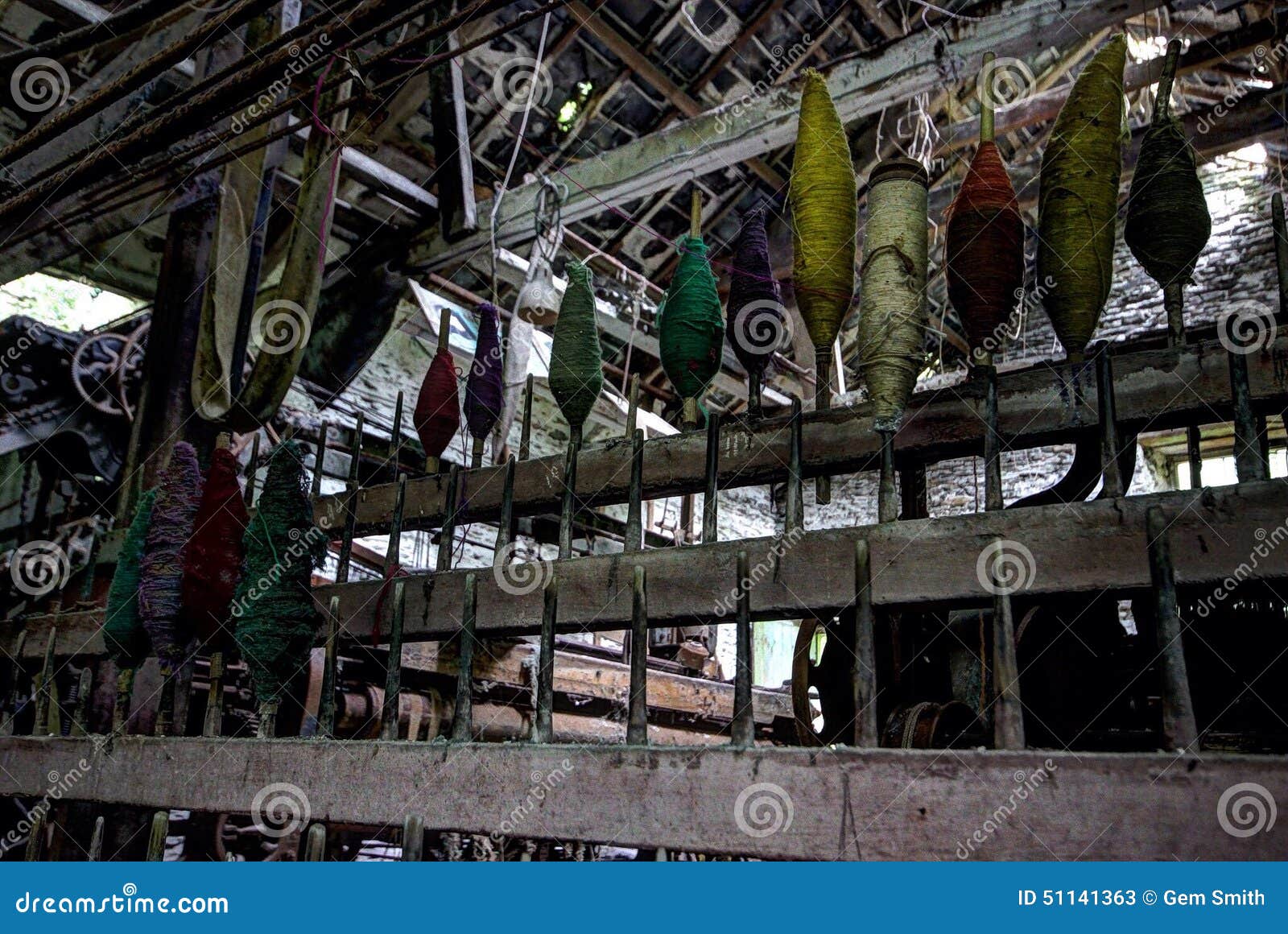 Abandoned textiles mill stock image. Image of decay, derelict - 51141363