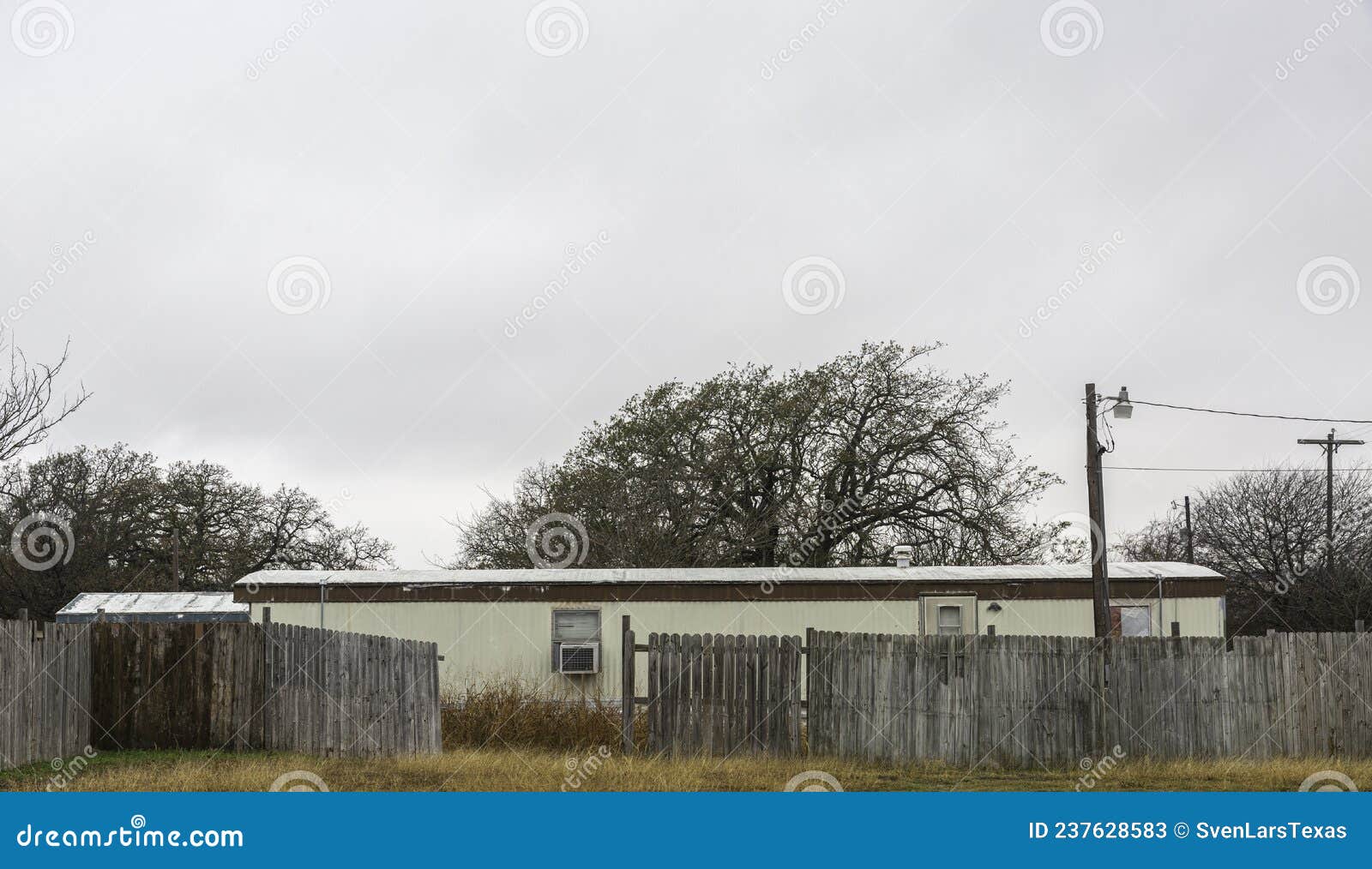 Abandoned Trailer in Texas stock image. Image of house - 237628583