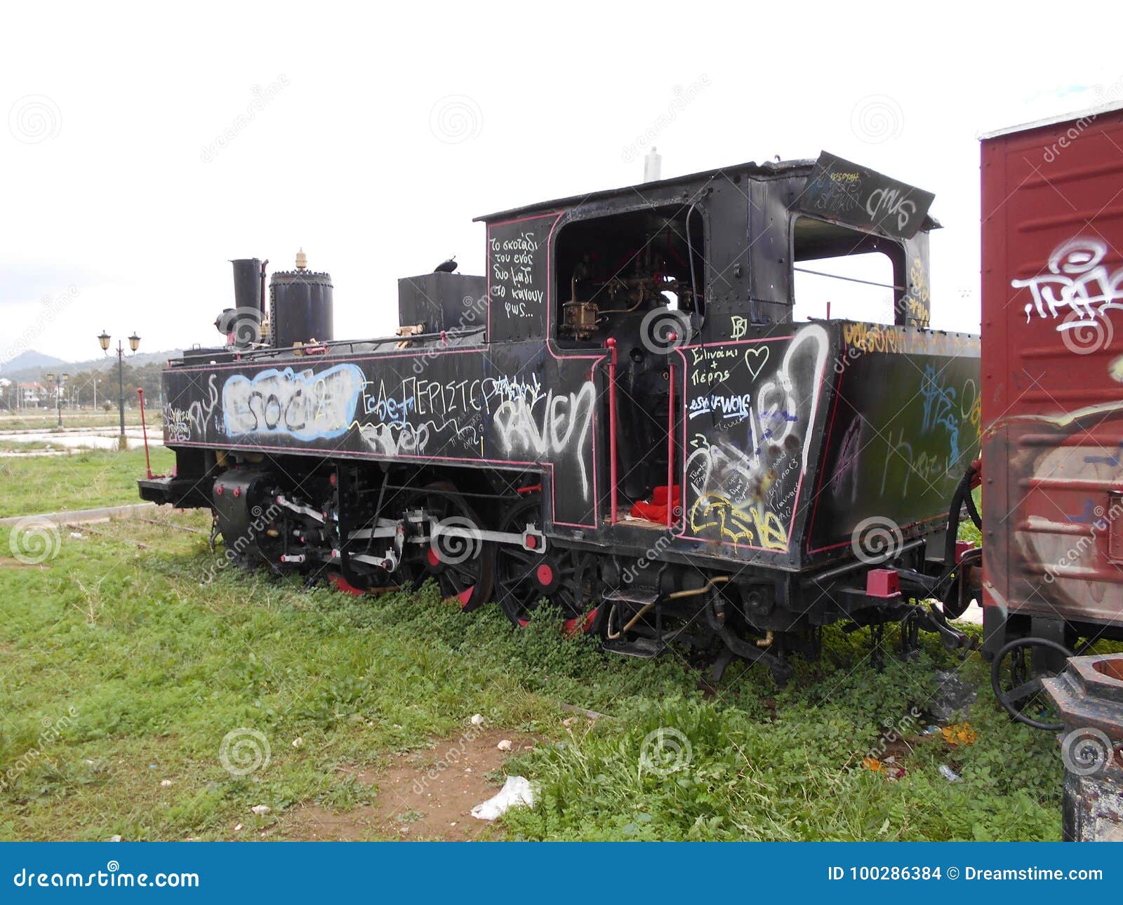 Old And Abandoned Car Engine In The Namibia Desert, Spot Known As ...