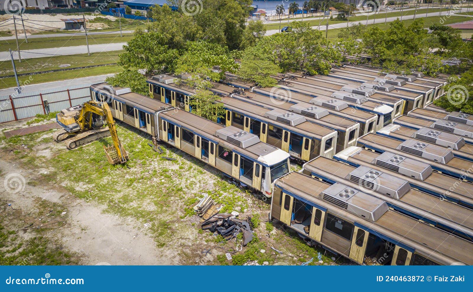 The Abandoned Train Graveyard Stock Photo - Image of travel, salar ...