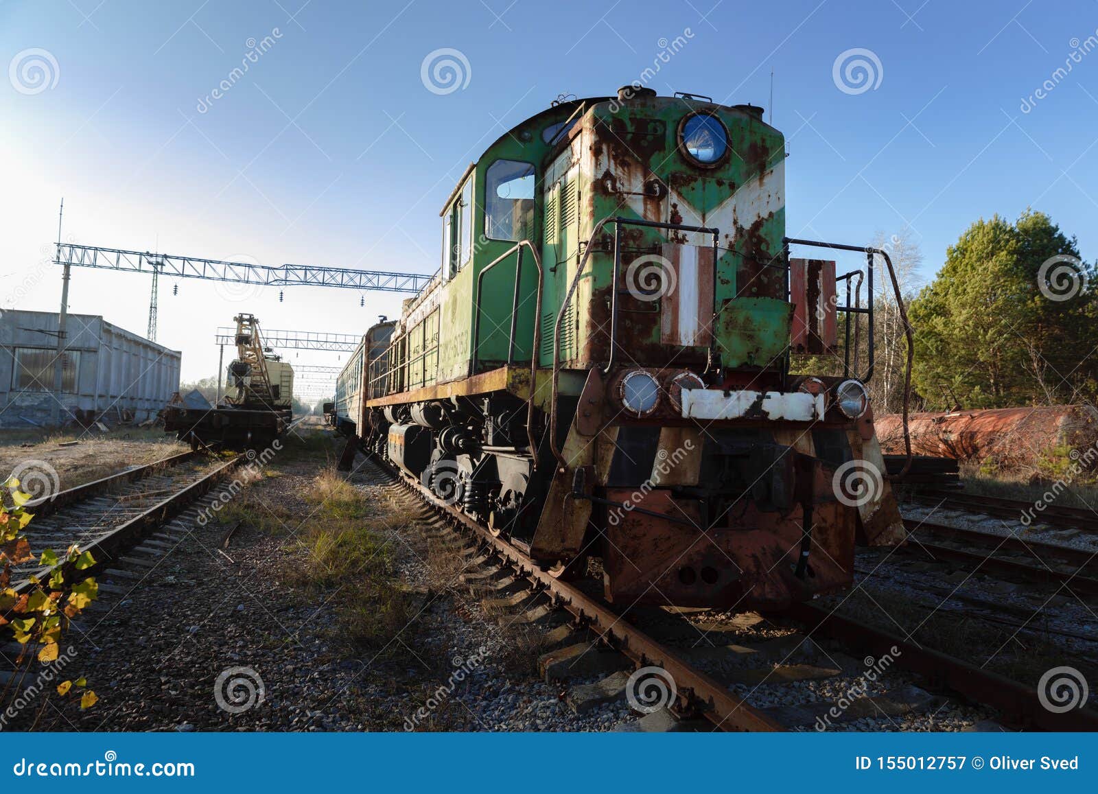 Abandoned Train Editorial Image | CartoonDealer.com #54762670