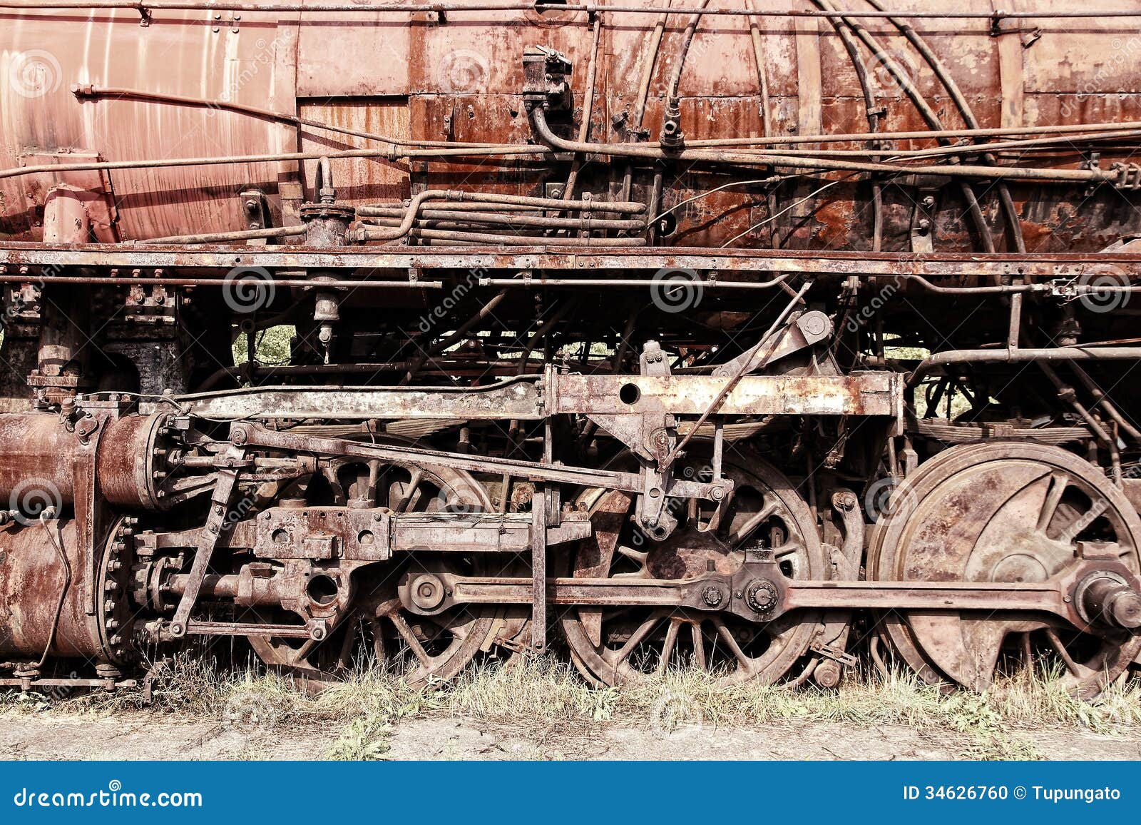 Abandoned train stock photo. Image of historic, graveyard - 34626760