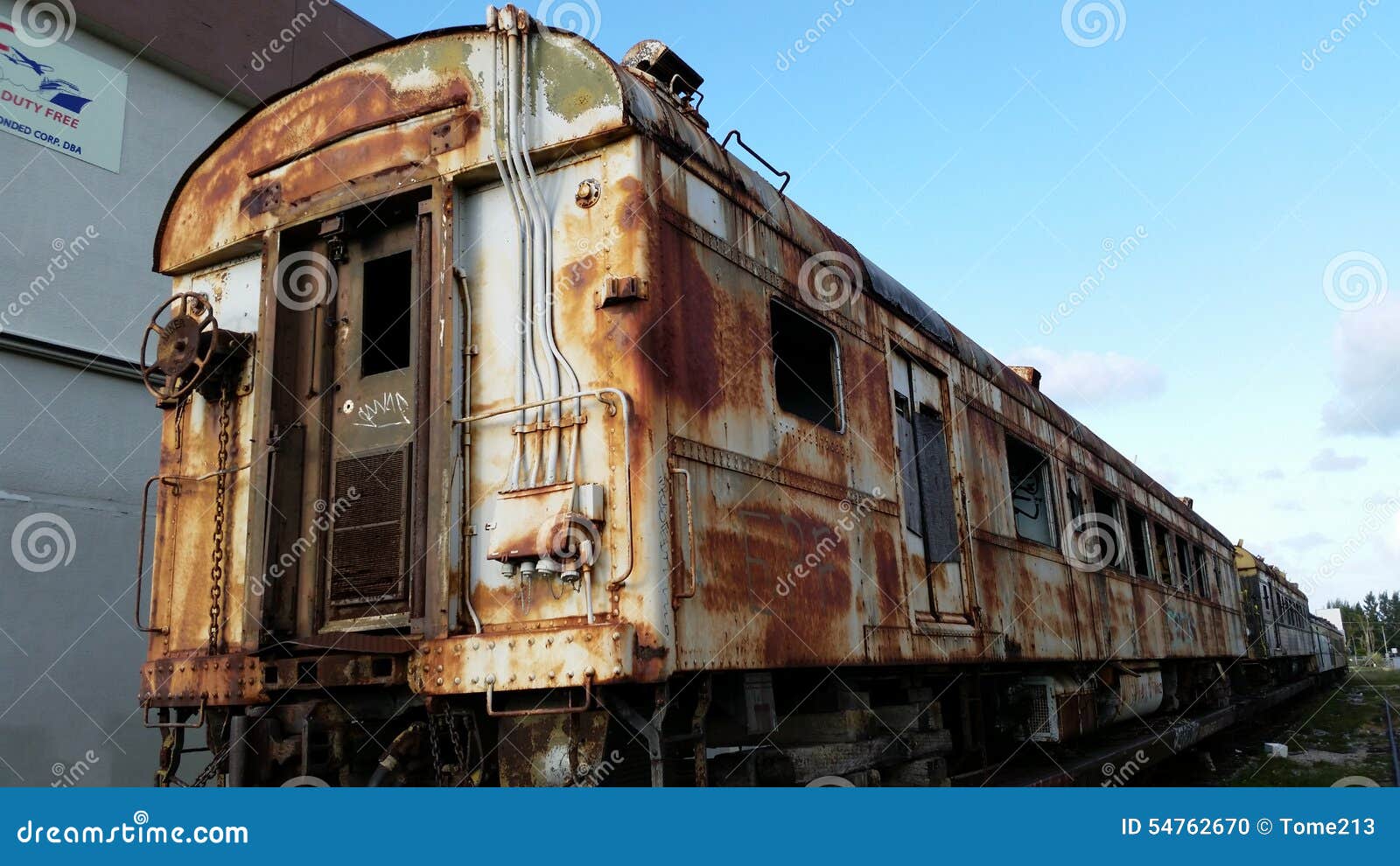 Abandoned Train Editorial Image | CartoonDealer.com #54762670