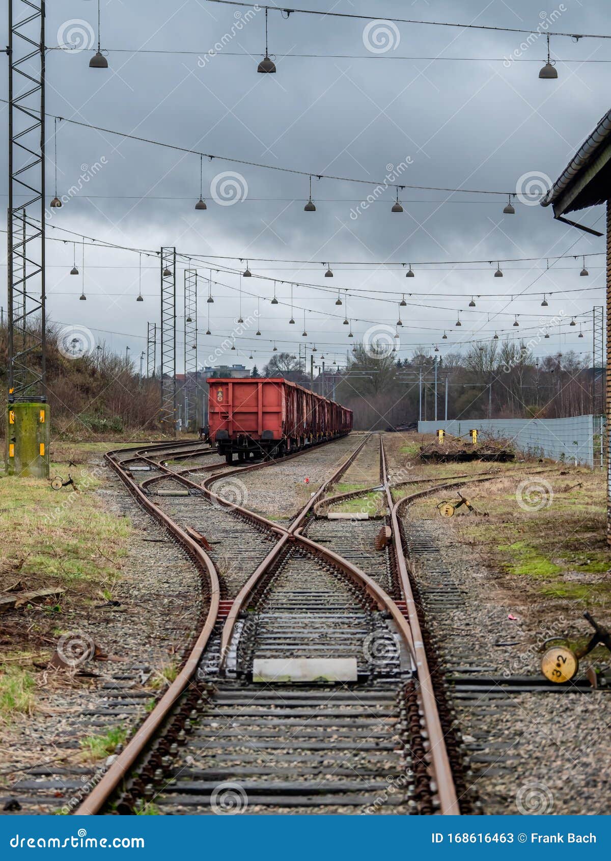 Abandoned Trains in Fredericia, Denmark Stock Image - Image of closeup ...