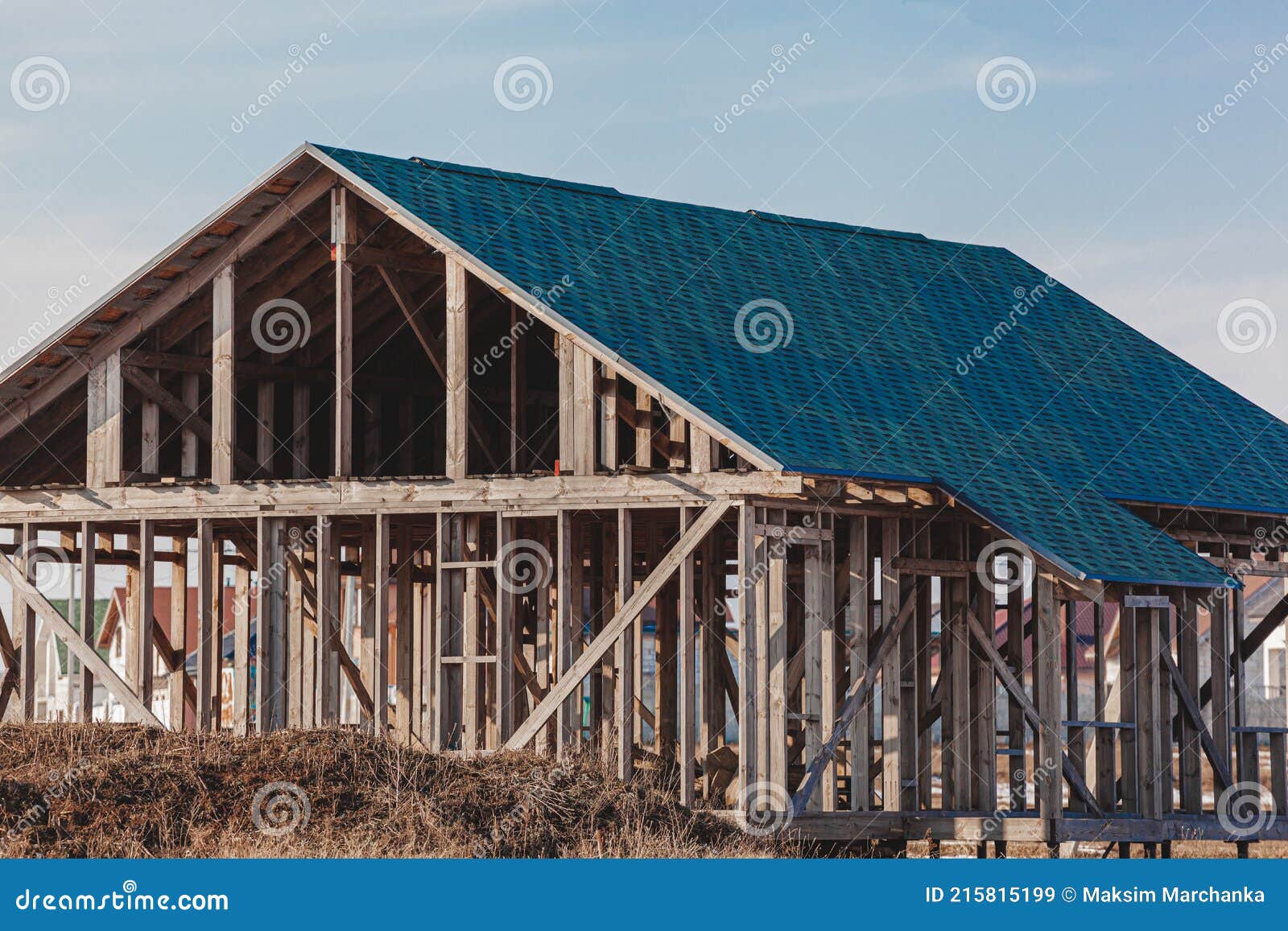 Abandoned Unfinished Empty House No Windows, Abandoned Construction ...