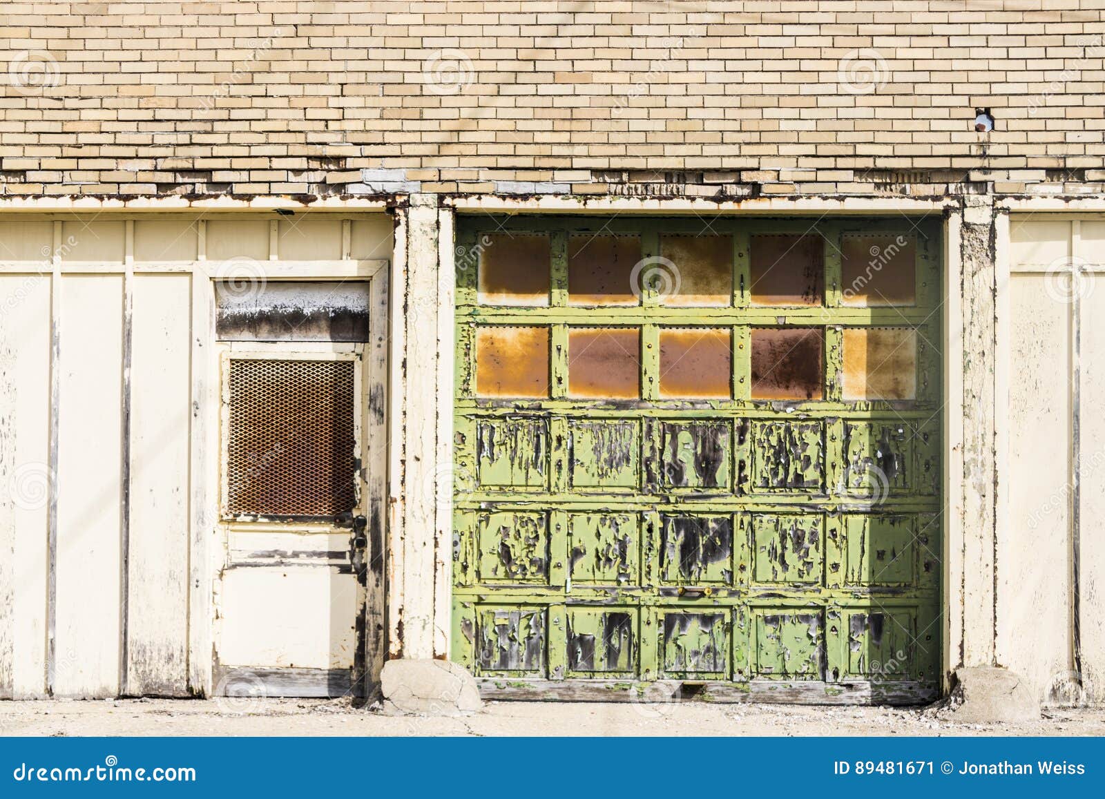 Abandoned Urban Warehouse Blight - Worn, Broken and Forgotten II Stock ...