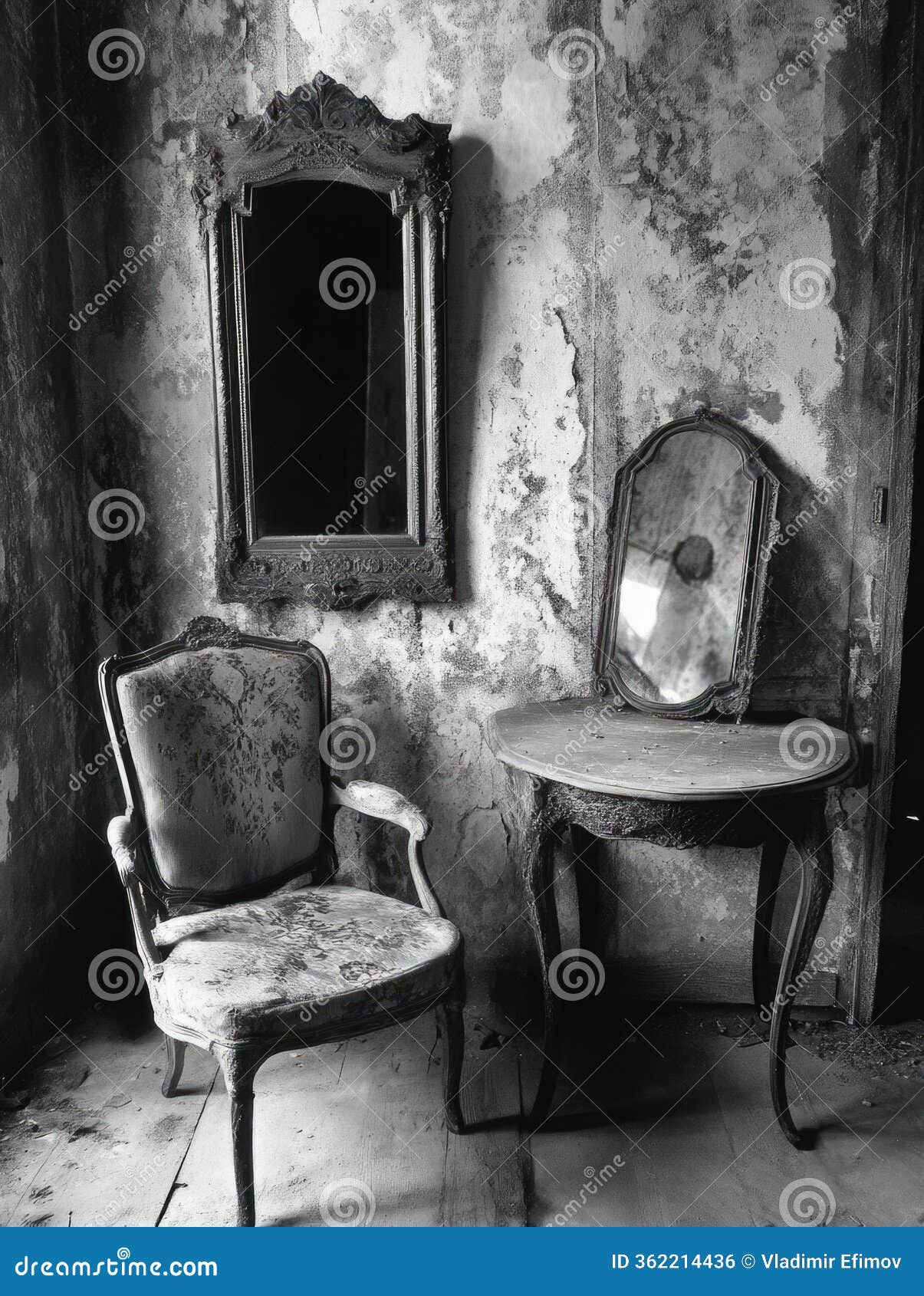 Abandoned Vanity: an Image of Time S Passing Stock Photo - Image of ...