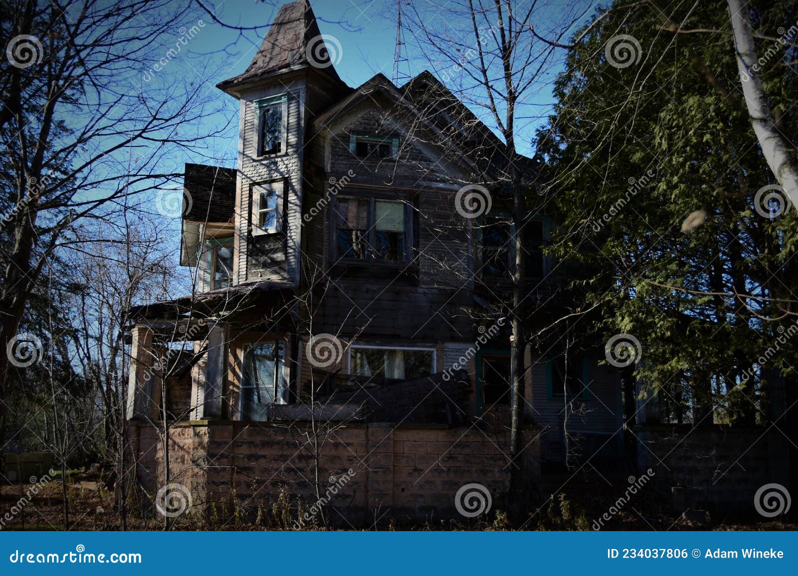 Abandoned Victorian British Institutional Building Typical Of 19th ...