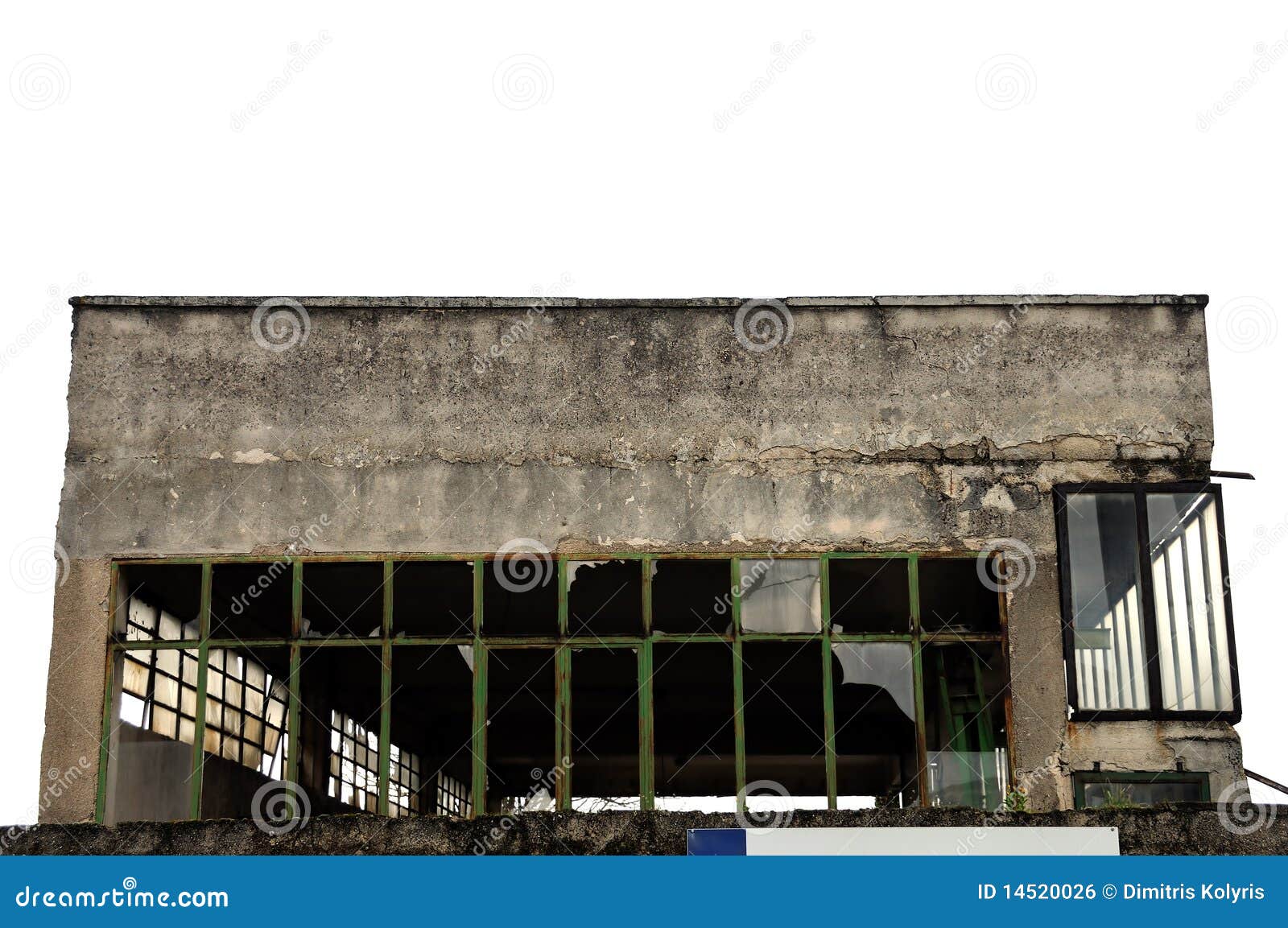 Abandoned warehouse stock photo. Image of broken, exterior - 14520026