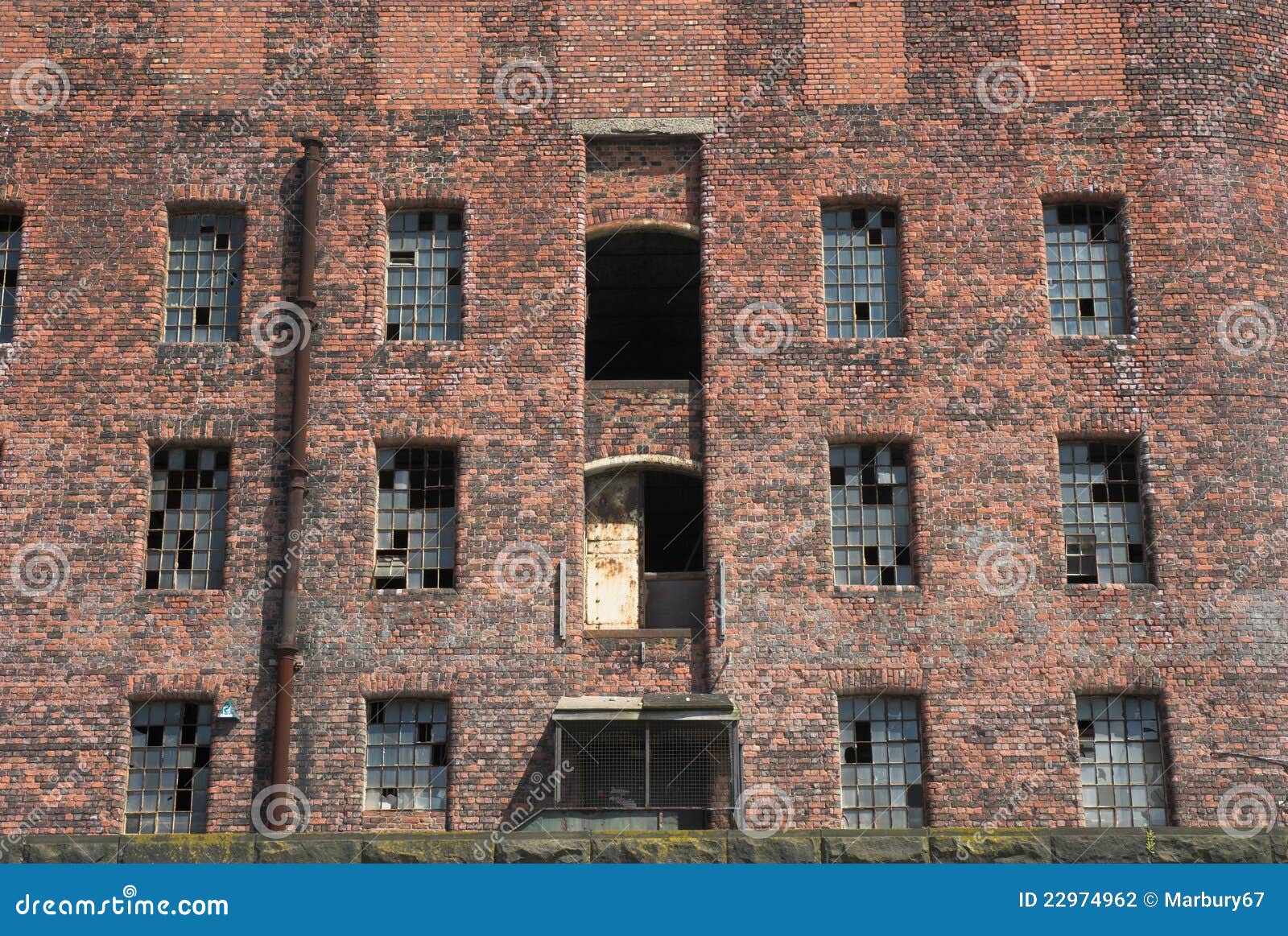 Abandoned Warehouse stock photo. Image of smashed, tall - 22974962