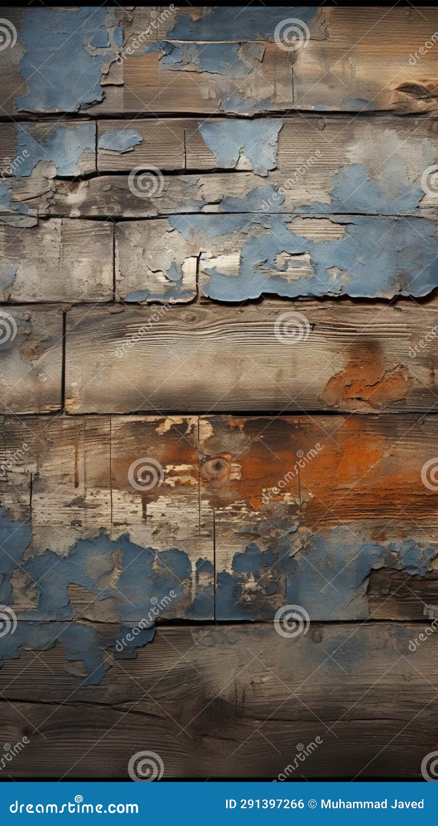 Abandoned Wood Surface Juxtaposed With Gritty Concrete Wall Texture In