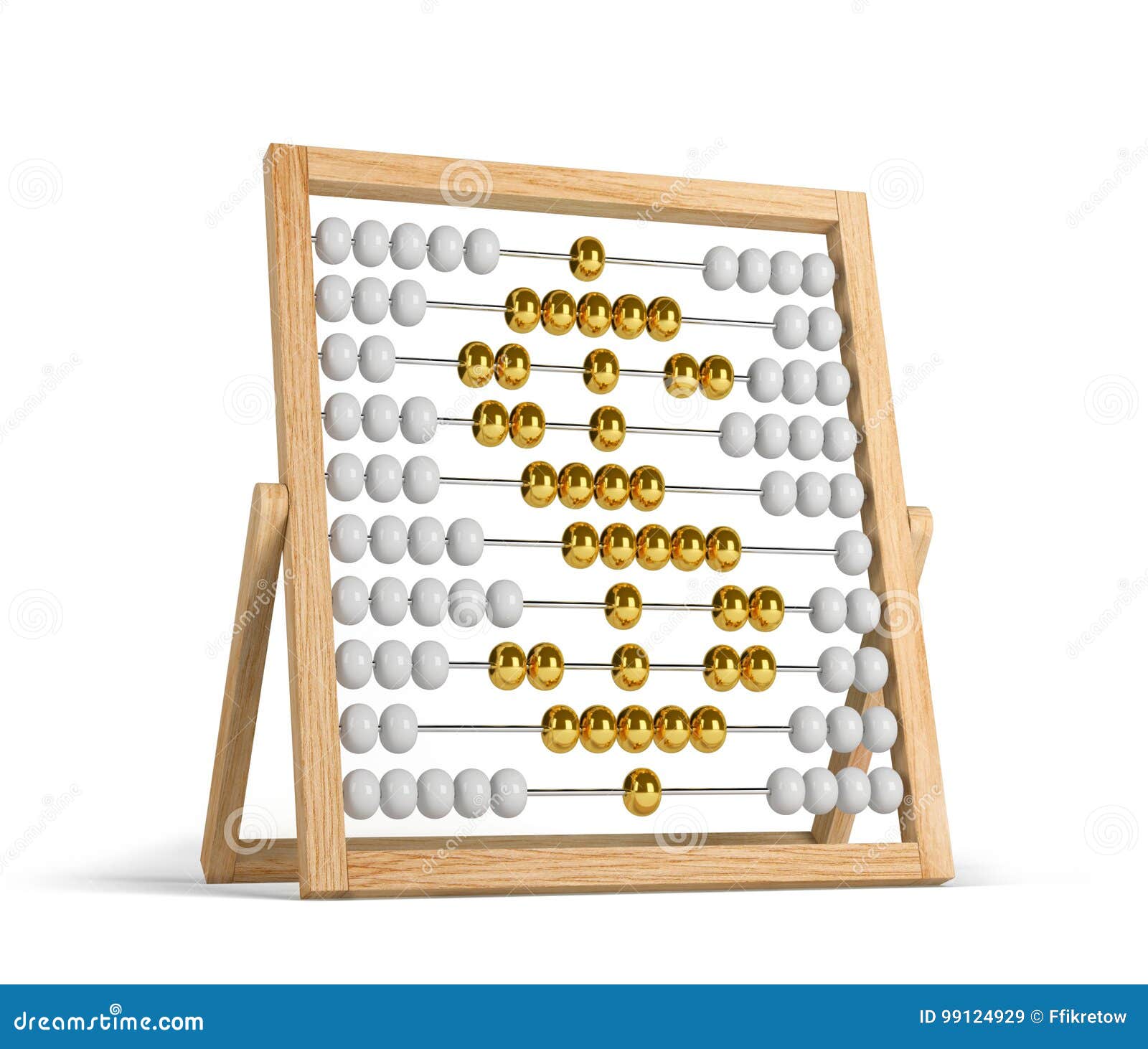 Abaque illustration stock. Illustration du dollar, données - 99124929