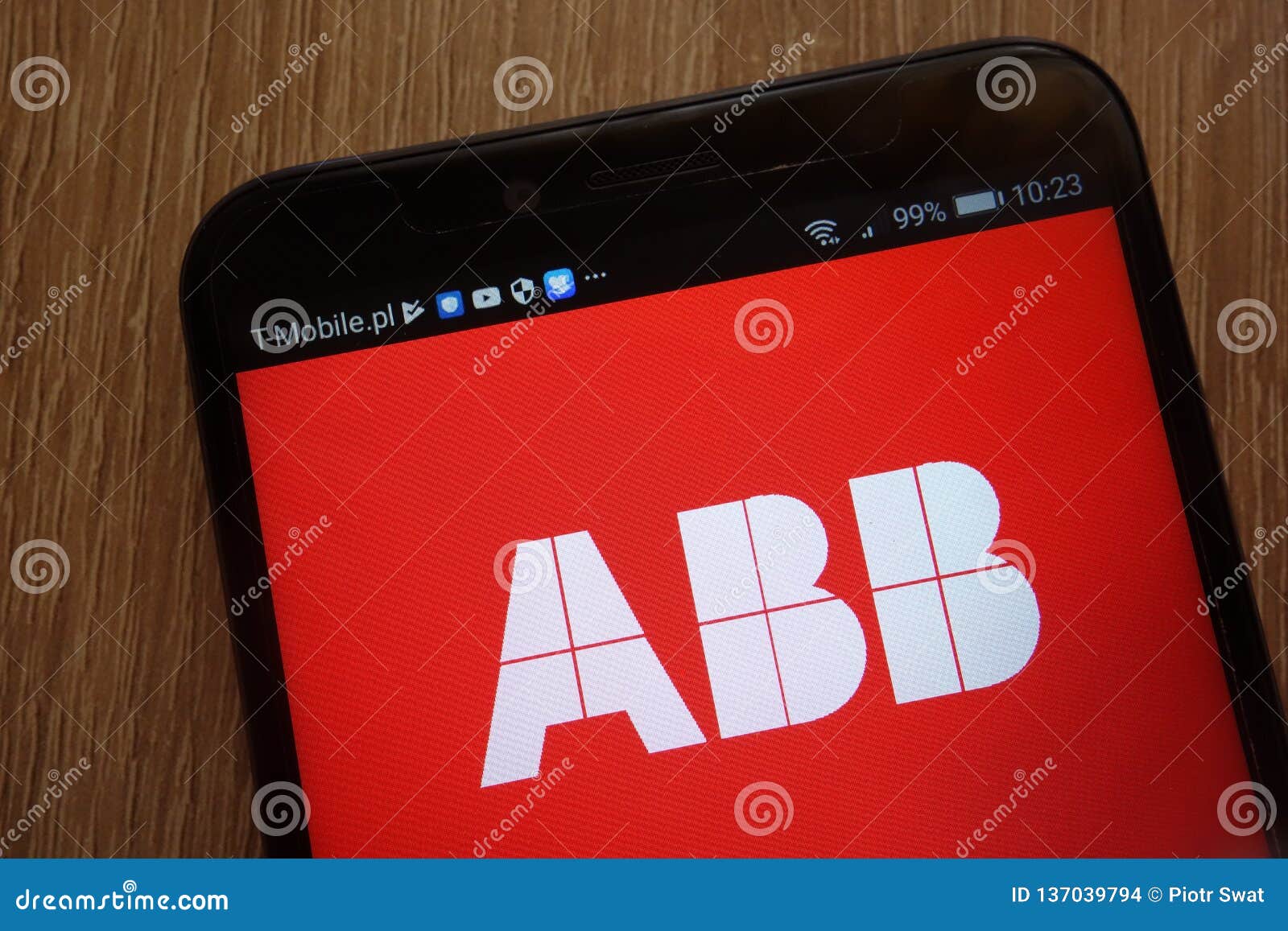 ABB Logo Displayed on a Modern Smartphone Editorial Stock Image - Image ...