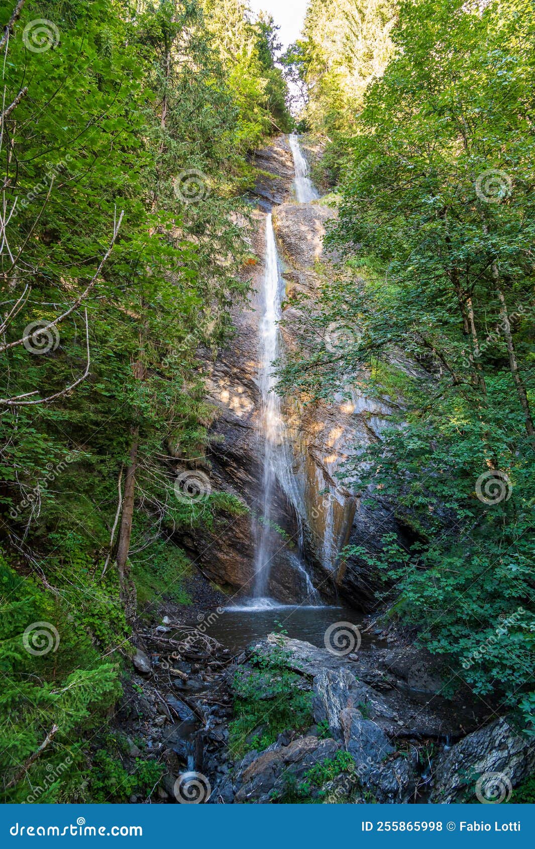 Abbachfall in Grindelwald stock photo. Image of world - 255865998