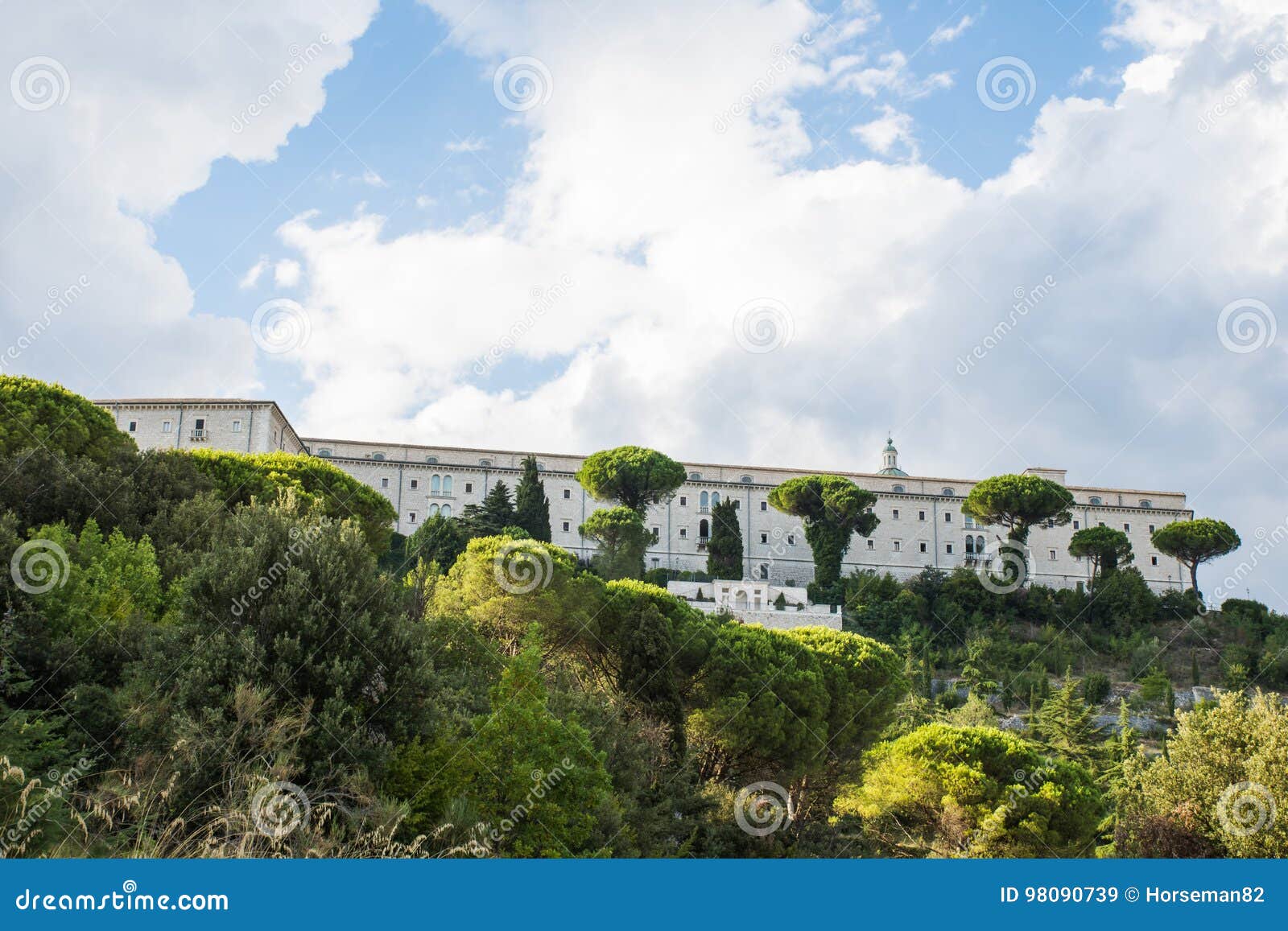 Abbazia Di Montecassino, Cassino, Italia Immagine Stock - Immagine di ...