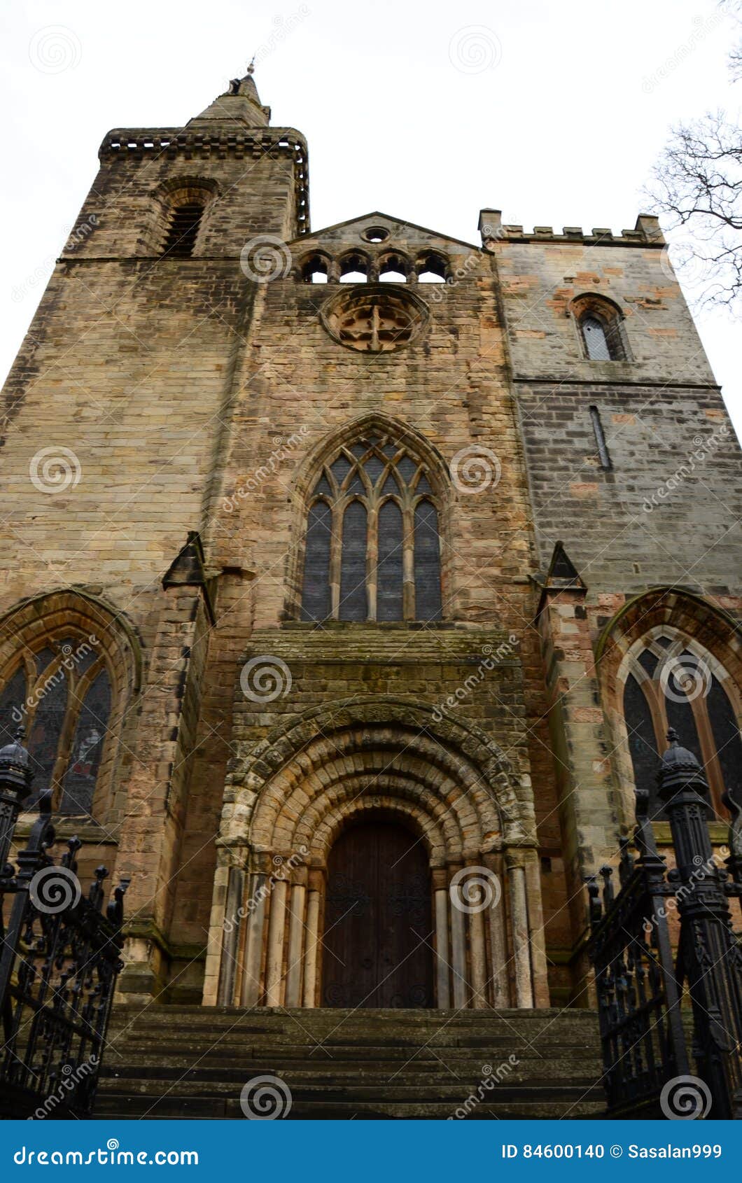 Abbey Church stock photo. Image of gates, stairs, outside - 84600140