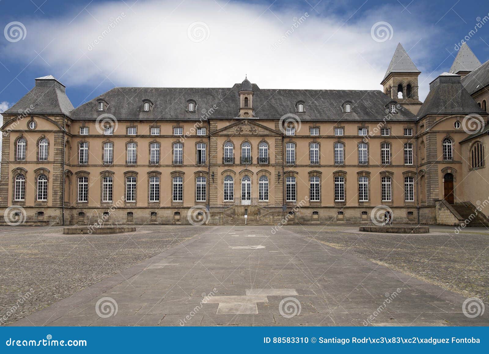 Abbey of Echternach stock photo. Image of luxembourg - 88583310