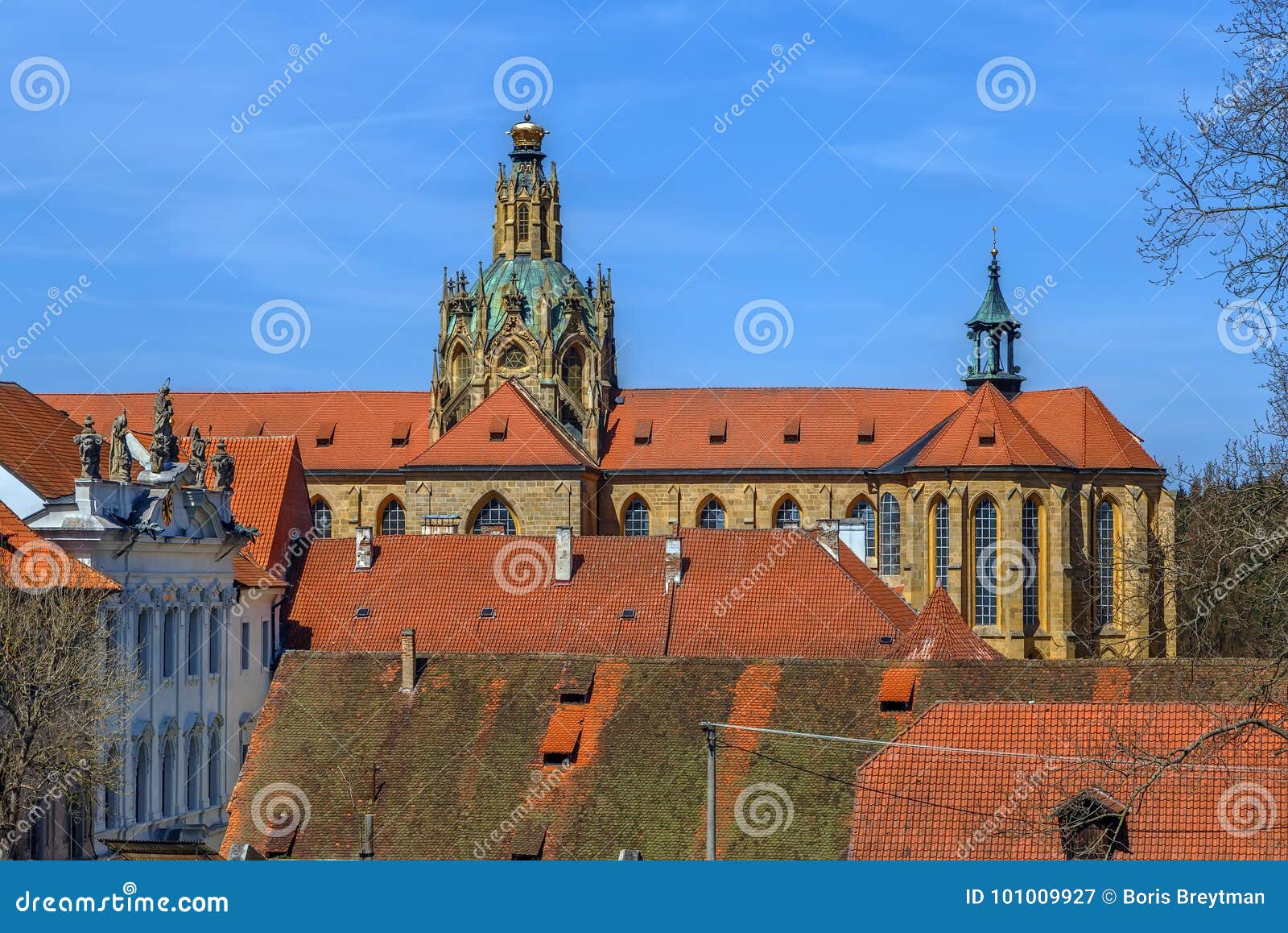 Abbey of Kladruby, Czech Republic Stock Image - Image of landmark ...