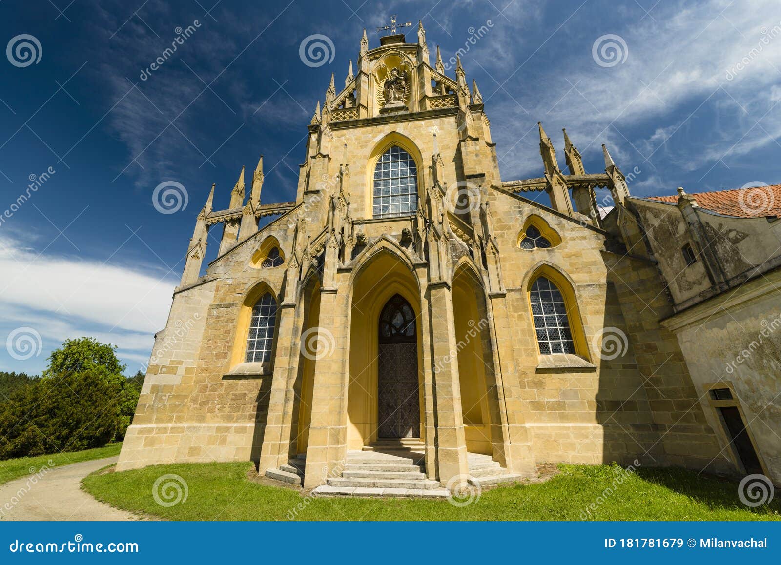 The Abbey of Kladruby is a Large Benedictine Monastery in Czech ...