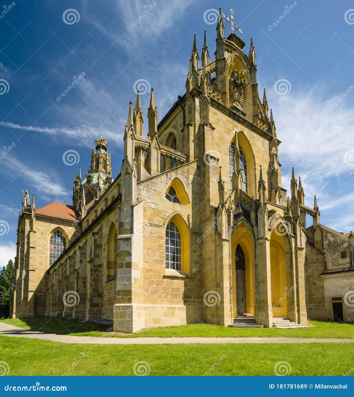 The Abbey of Kladruby is a Large Benedictine Monastery in Czech ...