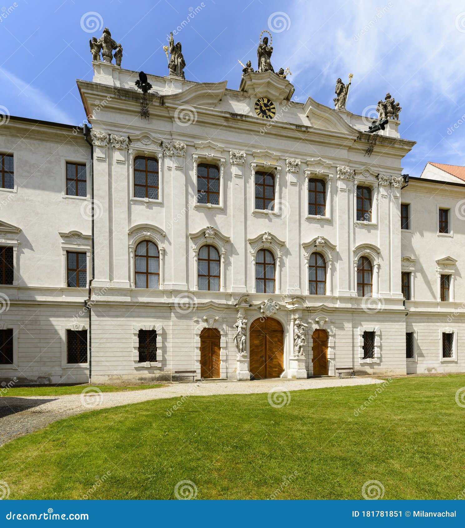 The Abbey of Kladruby is a Large Benedictine Monastery in Czech ...