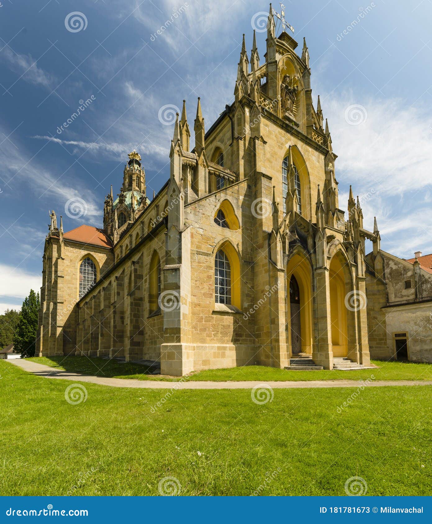 The Abbey of Kladruby is a Large Benedictine Monastery in Czech ...