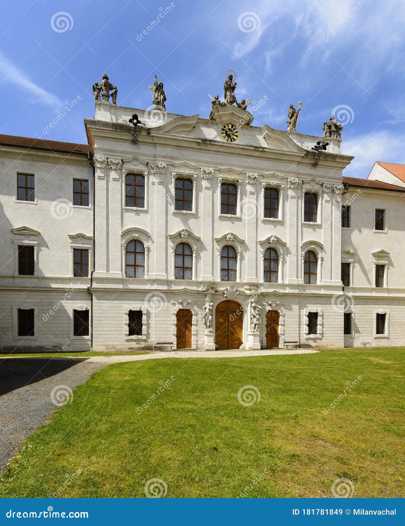 The Abbey of Kladruby is a Large Benedictine Monastery in Czech ...