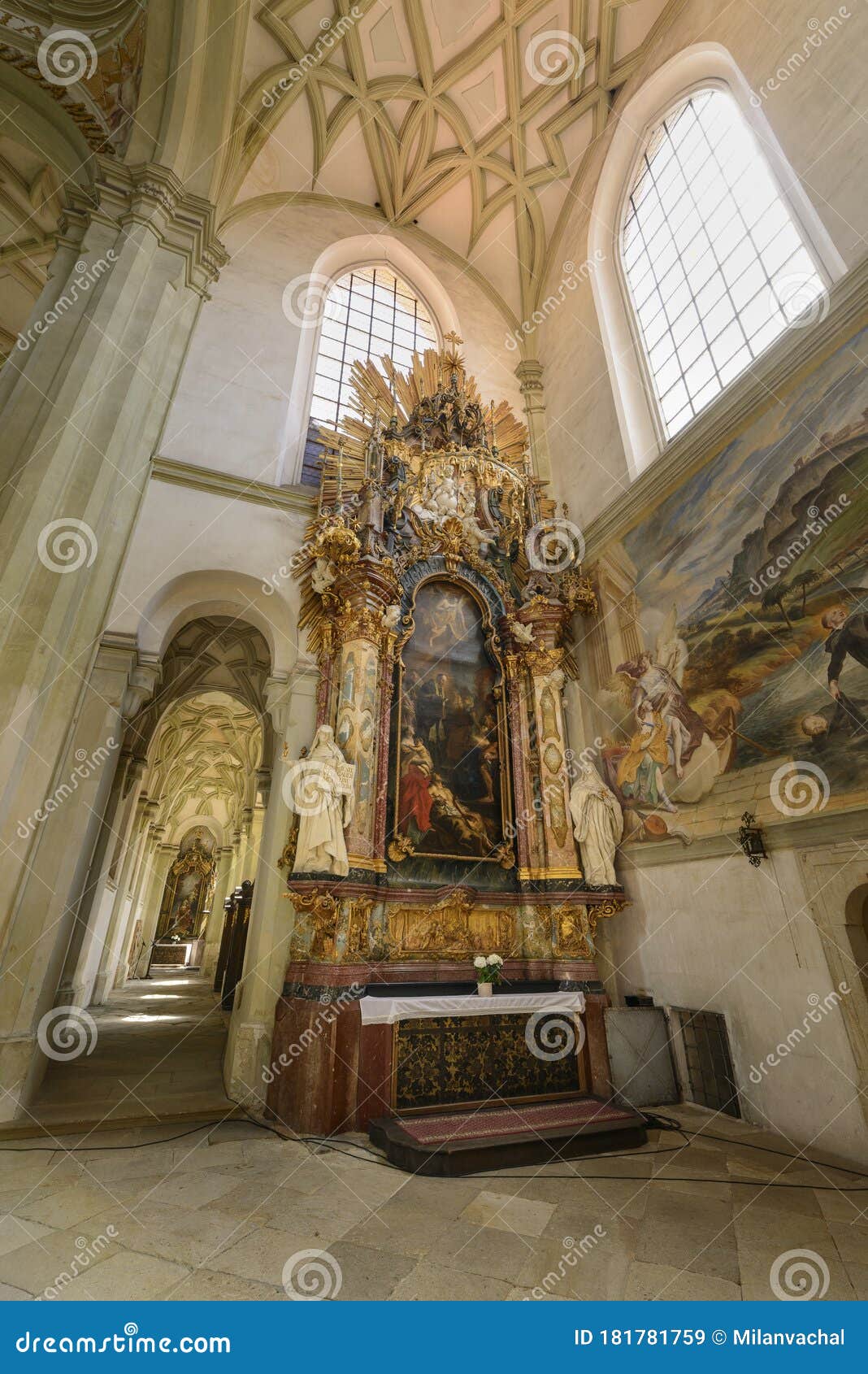 The Abbey of Kladruby is a Large Benedictine Monastery in Czech ...