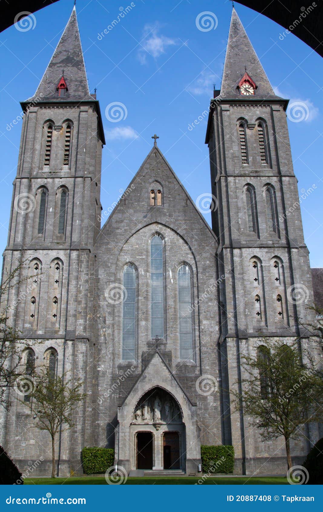 Abbey maredsous stock photo. Image of maredsous, gothic - 20887408