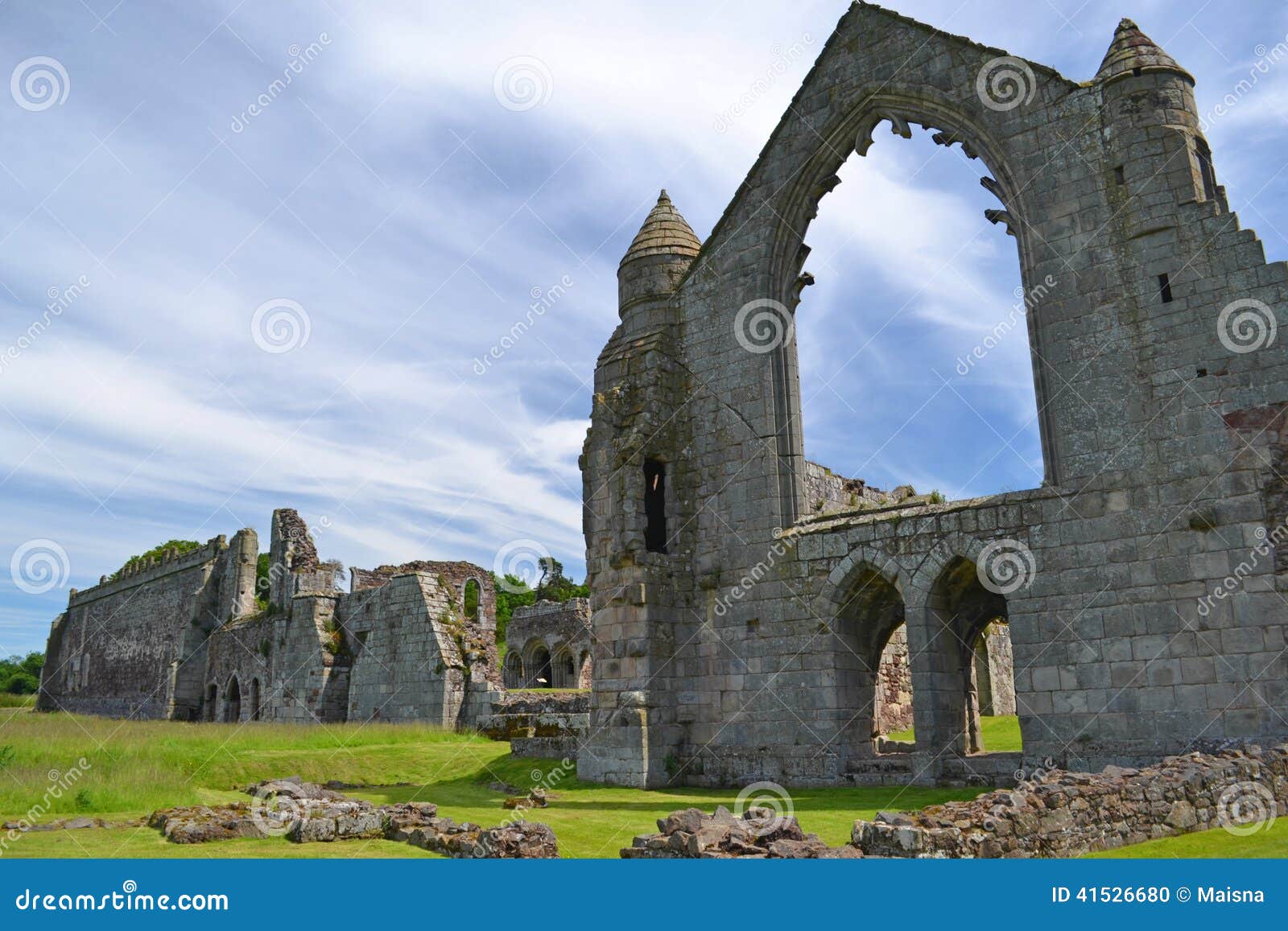 Abbey ruins stock photo. Image of monastic, archaeology - 41526680