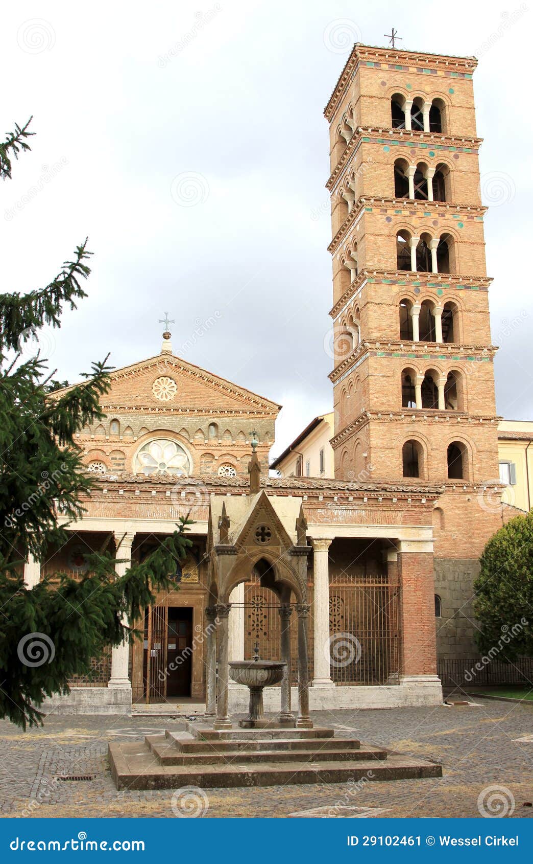 Abbey of Santa Maria Di Grottaferrata, Italy Stock Image - Image of ...