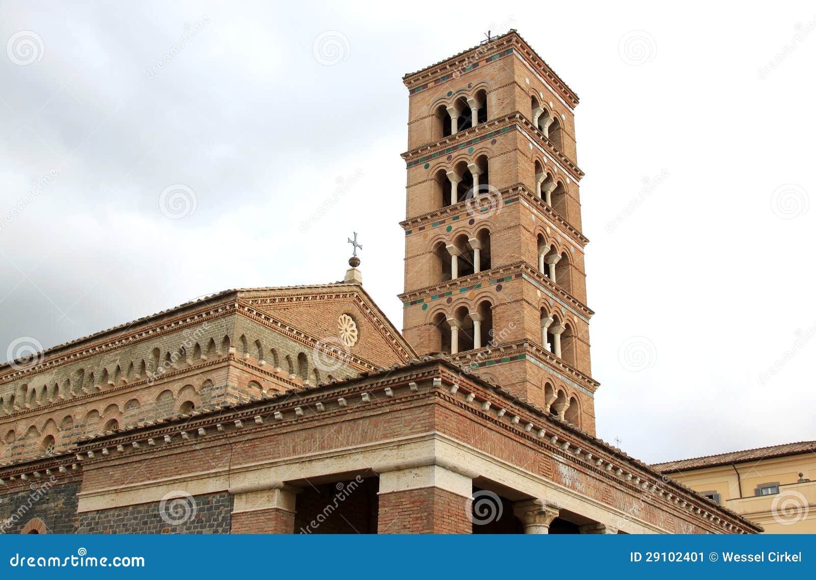 Abbey of Santa Maria in Grottaferrata, Italy Stock Image - Image of ...