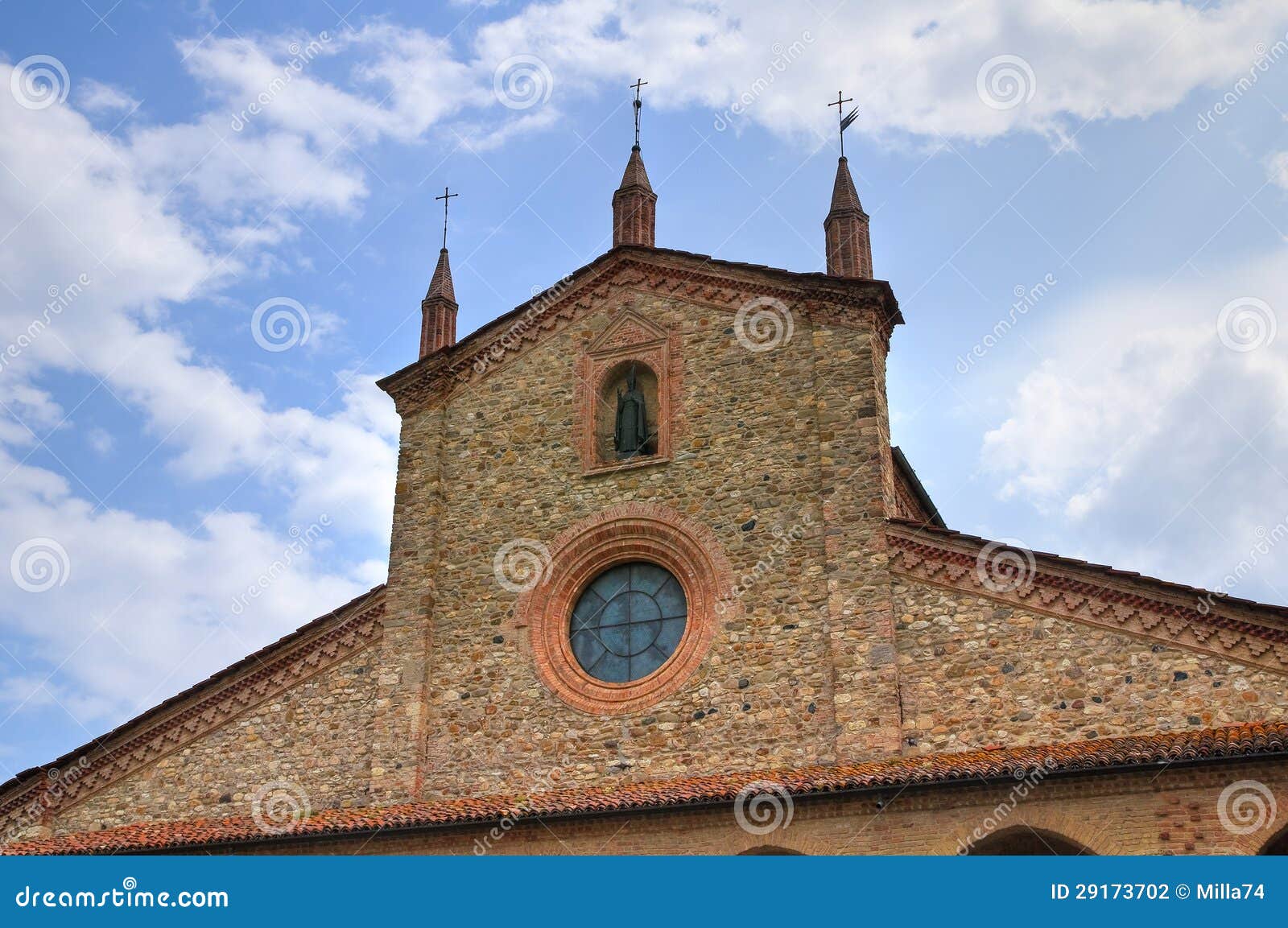 St. Colombano Abbey. Bobbio. Emilia-Romagna. Italy Stock Photo ...