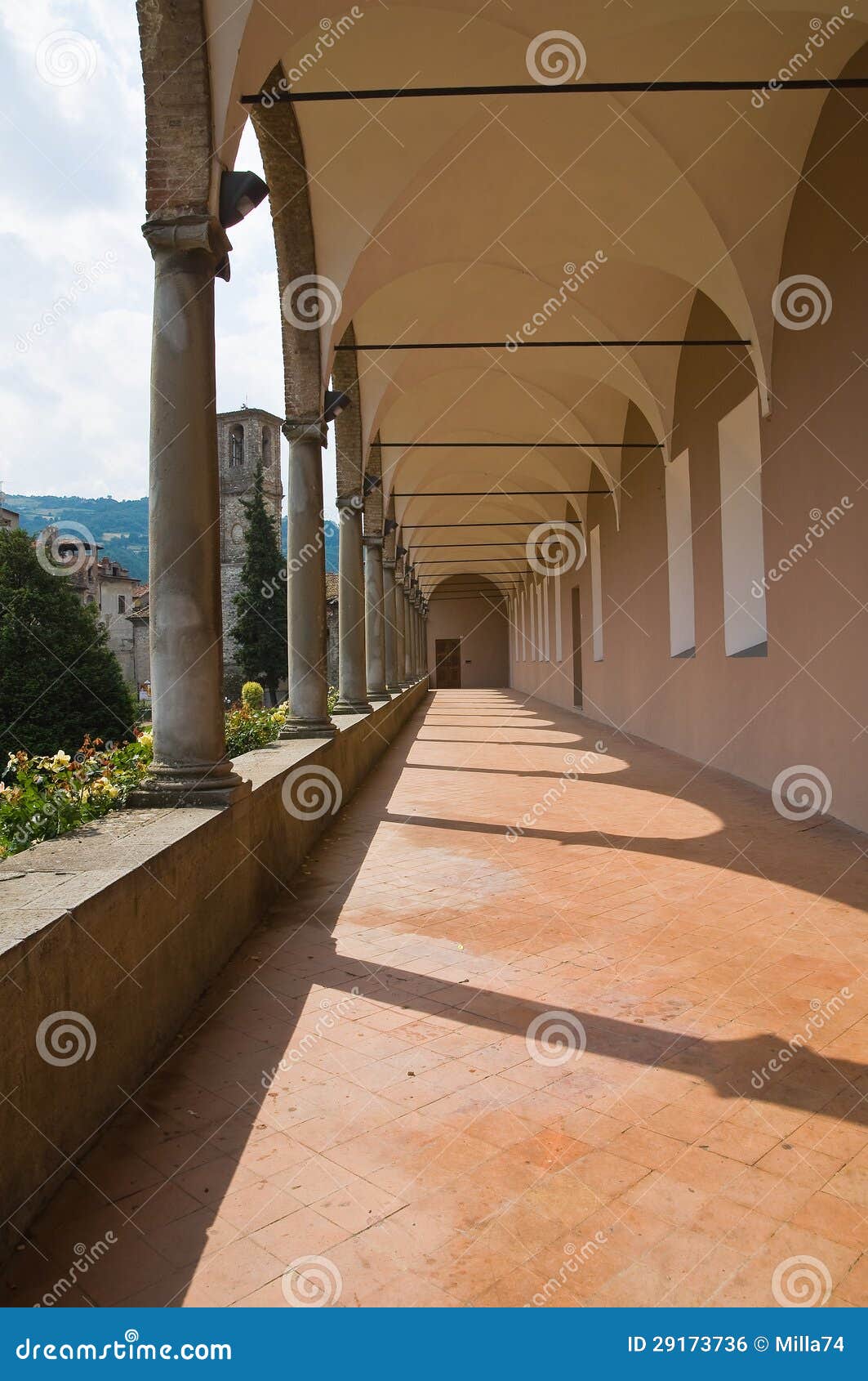 Abbey of St. Colombano. Bobbio. Emilia-Romagna. Italy. Stock Photo ...