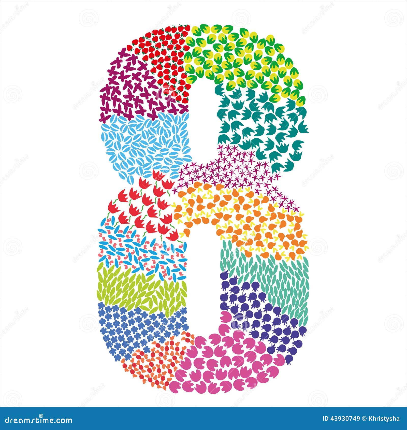 Abbildung acht stock abbildung. Illustration von stelle - 43930749