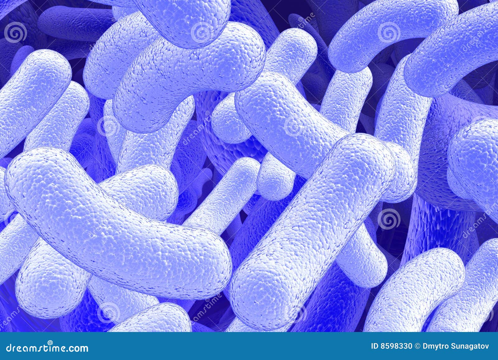 Abbildung Des Bazillus Mikroorganismen Stock Abbildung - Illustration ...