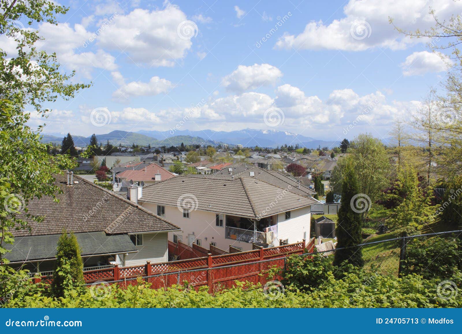 Abbotsford, British Columbia Stock Image - Image of residential ...